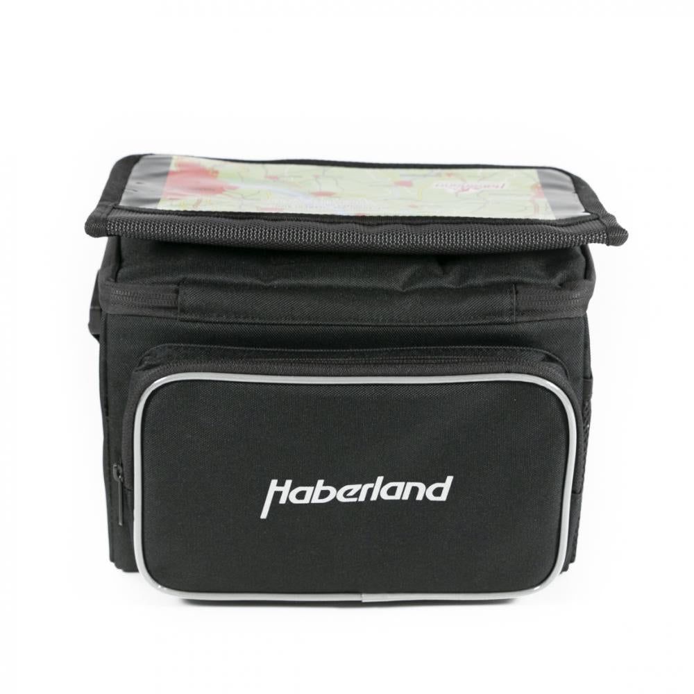 Haberland Lenkertasche 6l Classic schwarz - praktische Lenkertasche mit ...