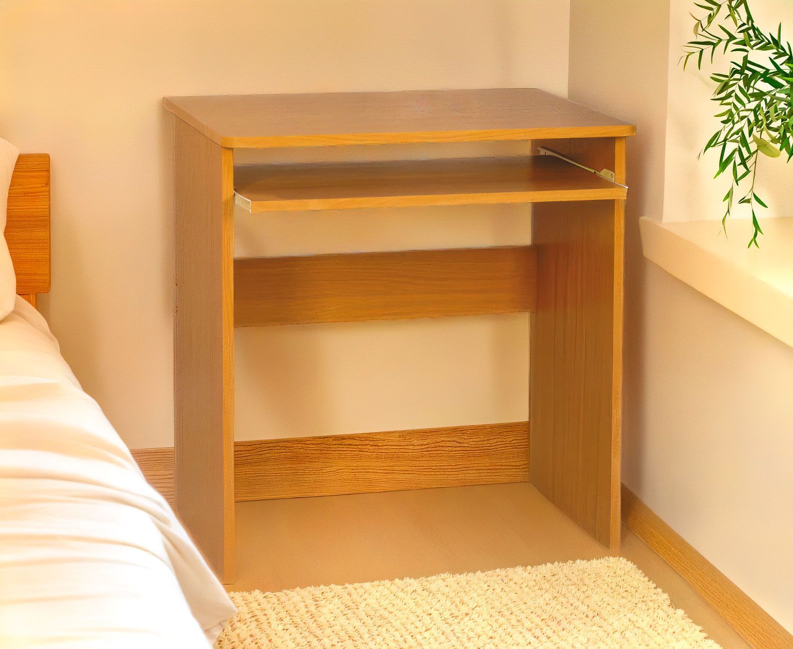 Schreibtisch Banjaran 09, Farbe: Erle - Abmessungen: 76 x 70 x 50 cm (H ...