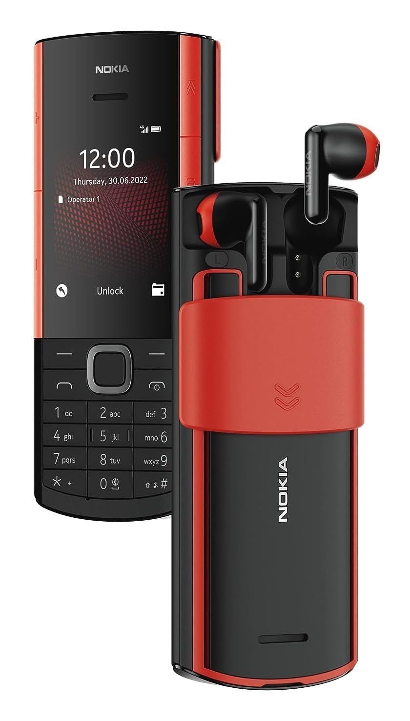 Nokia 5710 Xpress Audio Schwarz mit Earbuds 4G MP3 FM-Radio Tasten ...