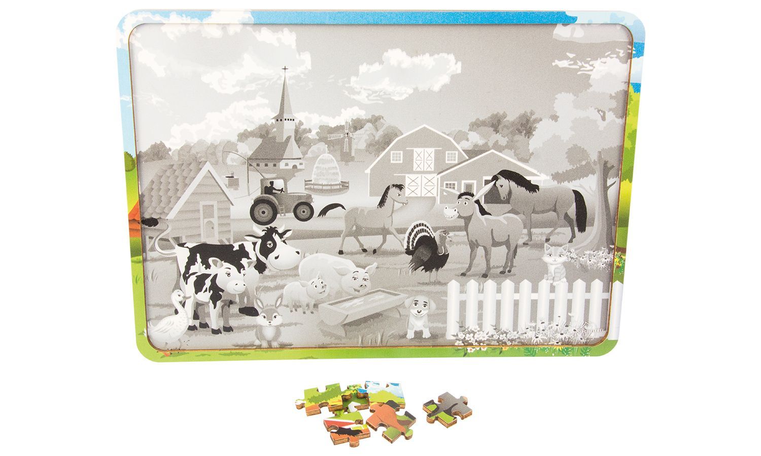 Holz-Puzzle Bauernhof kaufen bei Hood.de