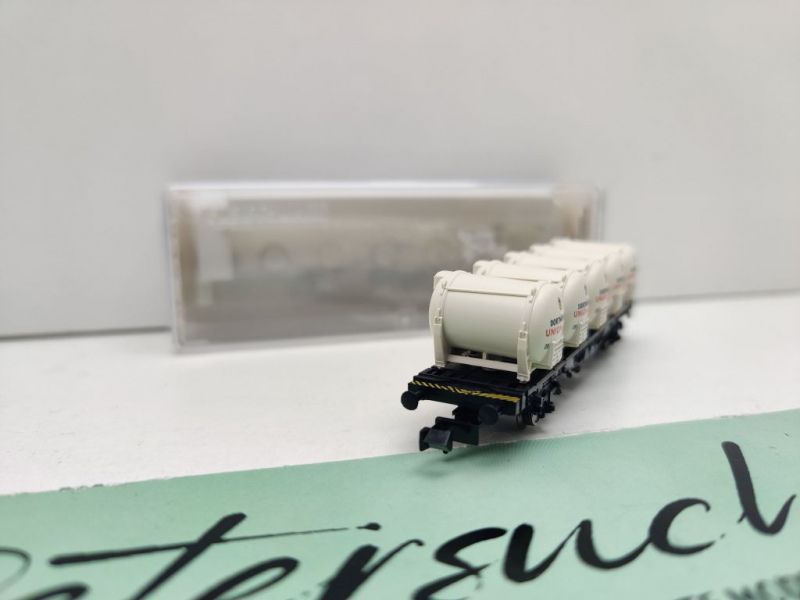 Fleischmann N DC 8232 Behältertragwagen "Dortmunder Union" Lbs598 / NEM ...