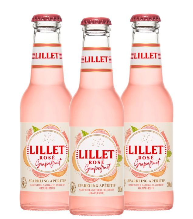 Lillet Rosé Grapefruit 3er-Set (10,3 % vol, 0,6 Liter) kaufen bei Hood.de