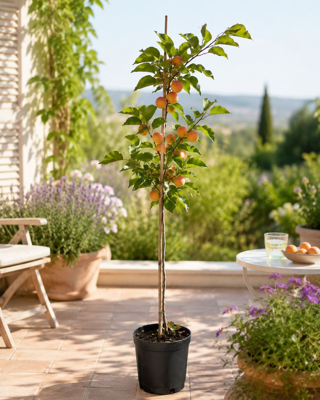Prunus Armeniaca Tirynthos Aprikosenbaum winterhart 100-140 cm Topf ...