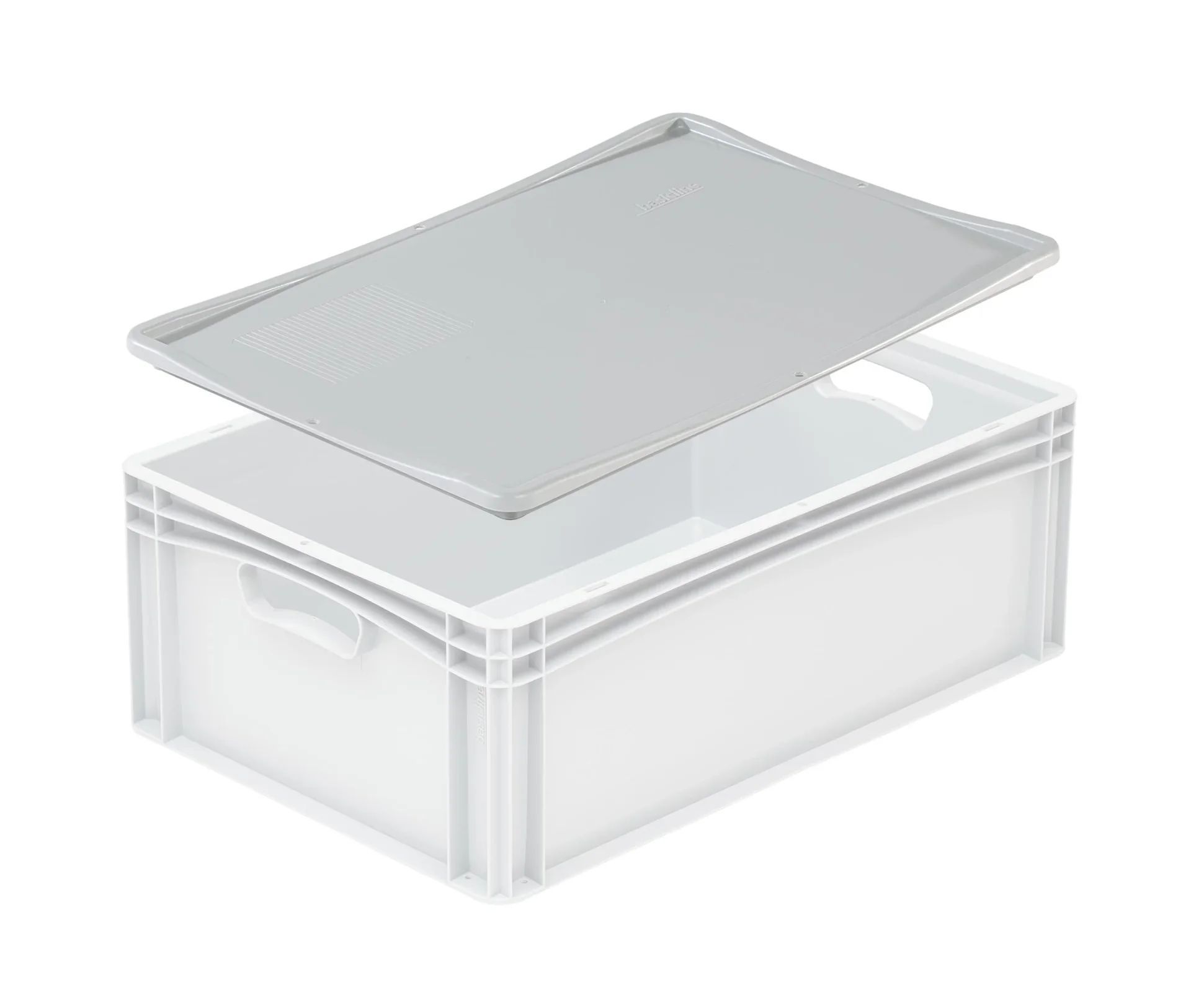 Stabiler Auflagedeckel für Euroboxen 60x40 cm grau PP-C kaufen bei Hood.de