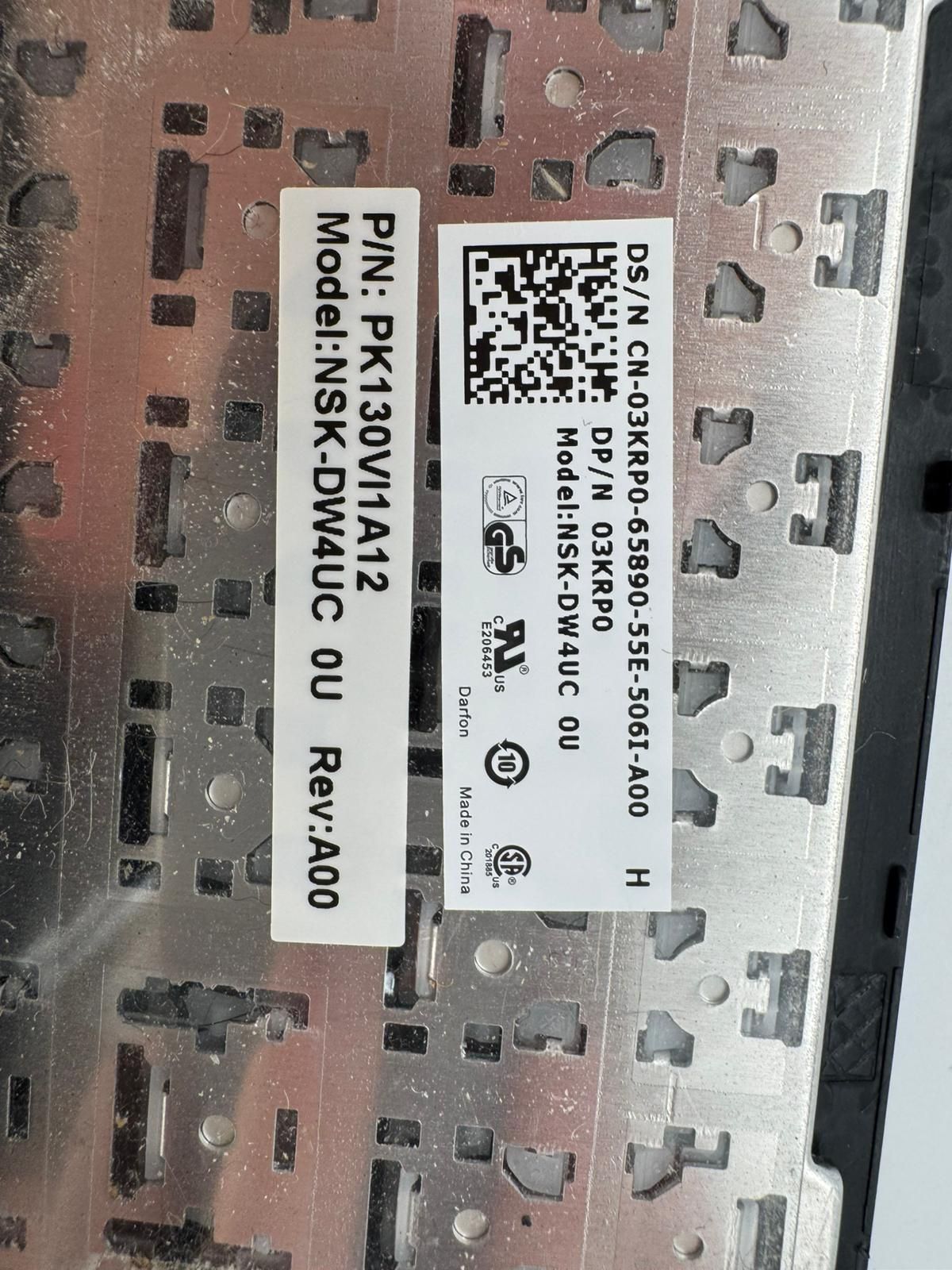 Dell Precision M2800 Keyboard Tastatur QWERTY 03KRP0 kaufen bei Hood.de