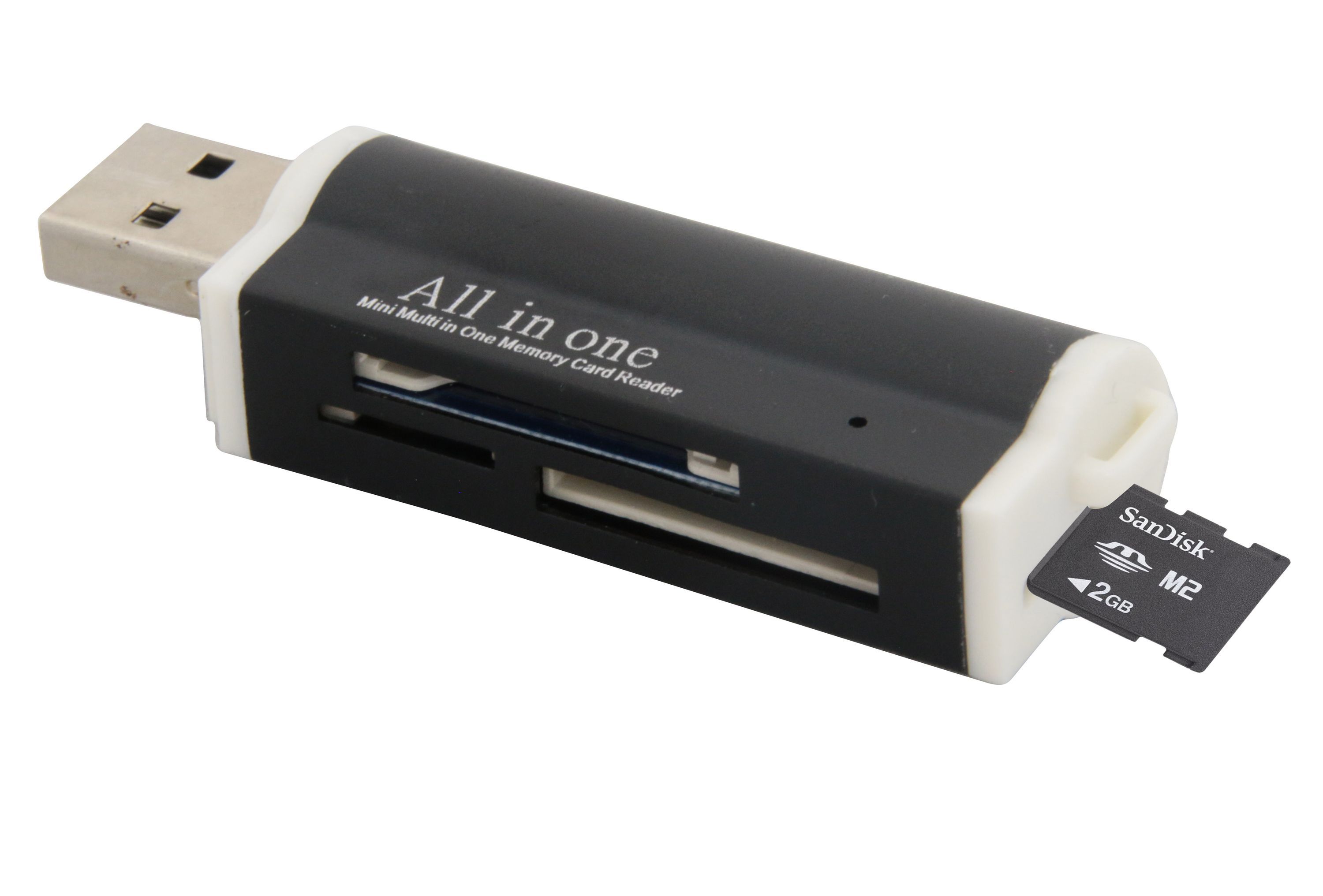 Speicherkartenleser SD/Micro SD/M2/M2PRODUO USB Kartenlesergerät ...