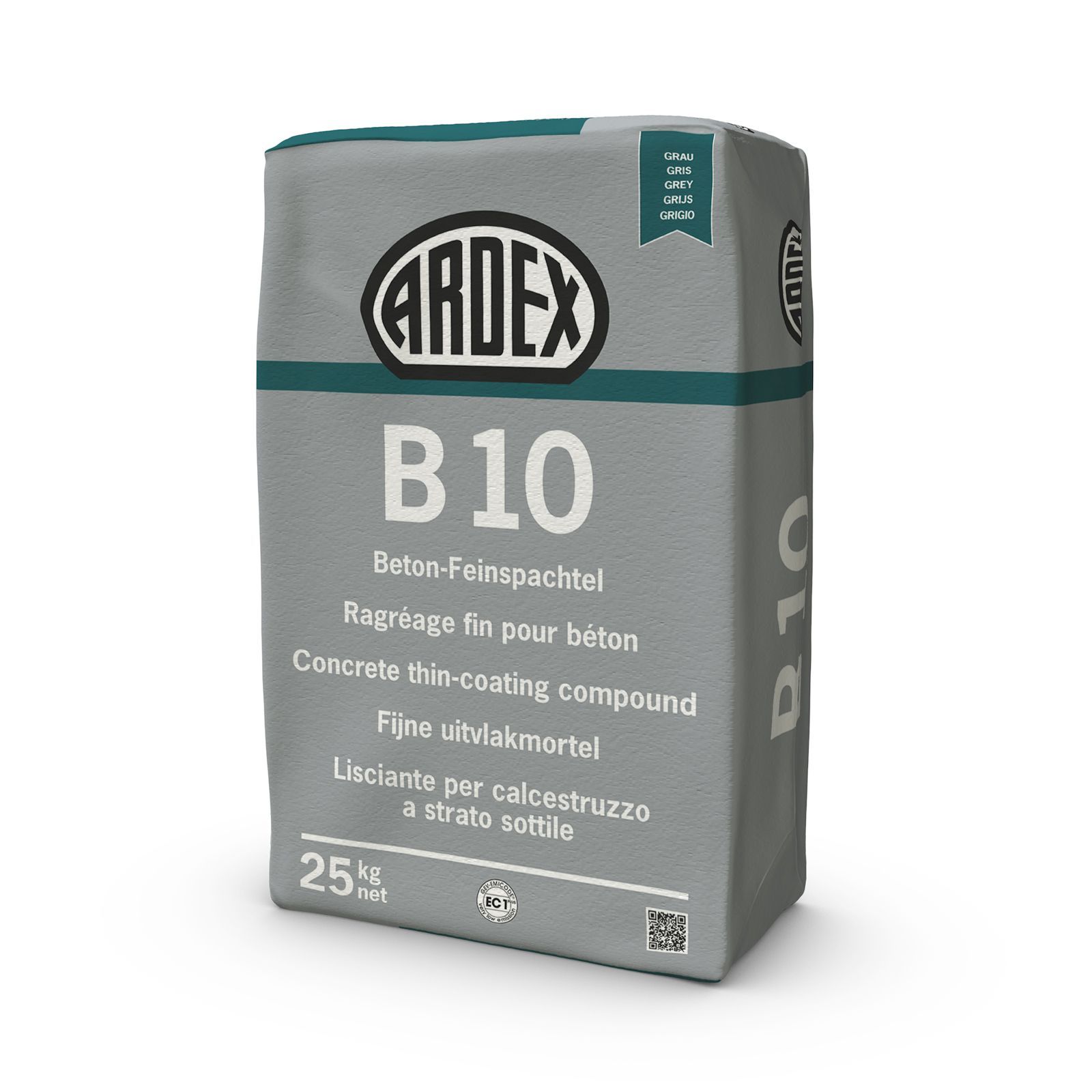ARDEX B 10 Beton-Feinspachtel grau 25kg - Variation: 1 Sack 25 kg ...