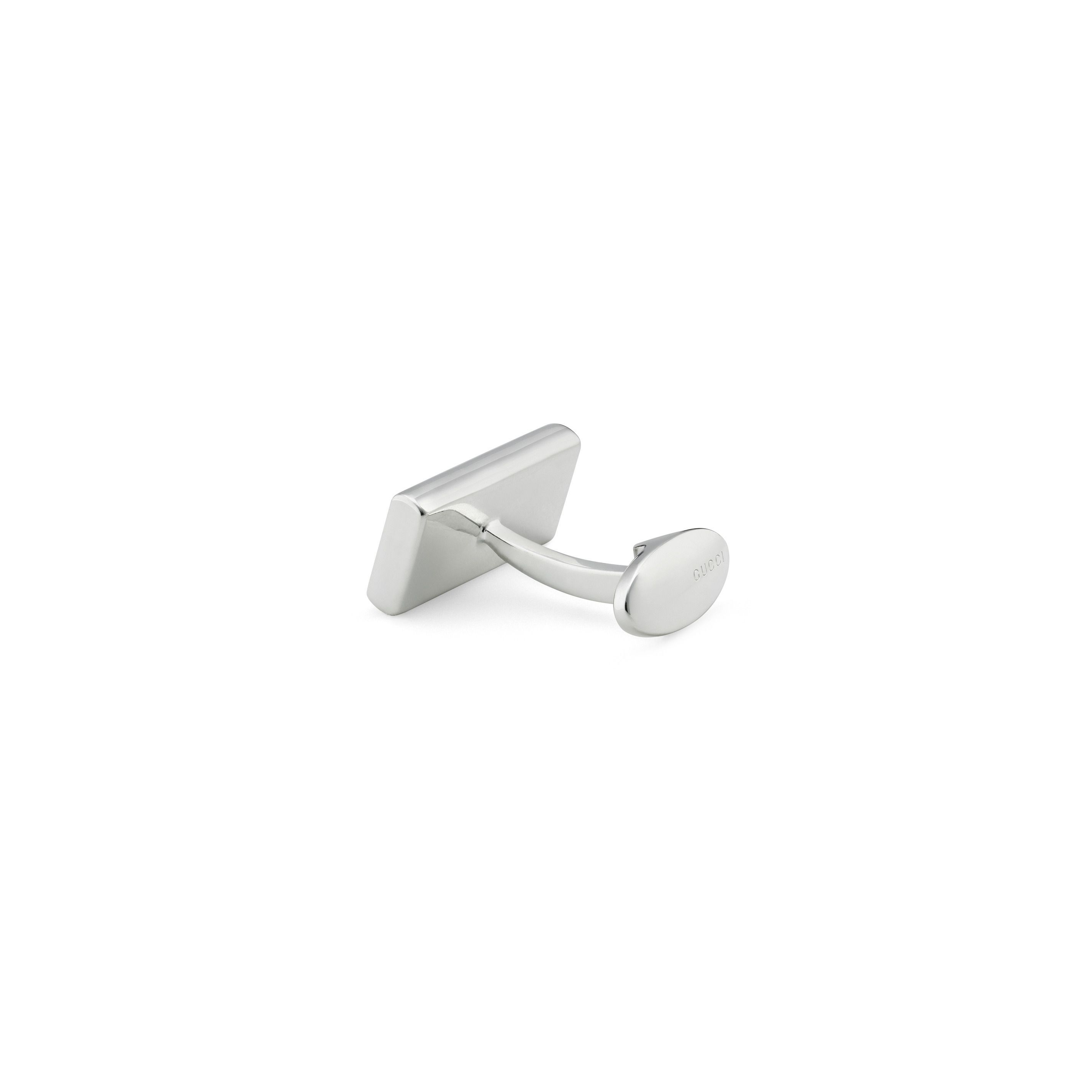 Gucci - YBE774043001 - Gucci Tag-Manschettenknöpfe aus Sterlingsilber ...