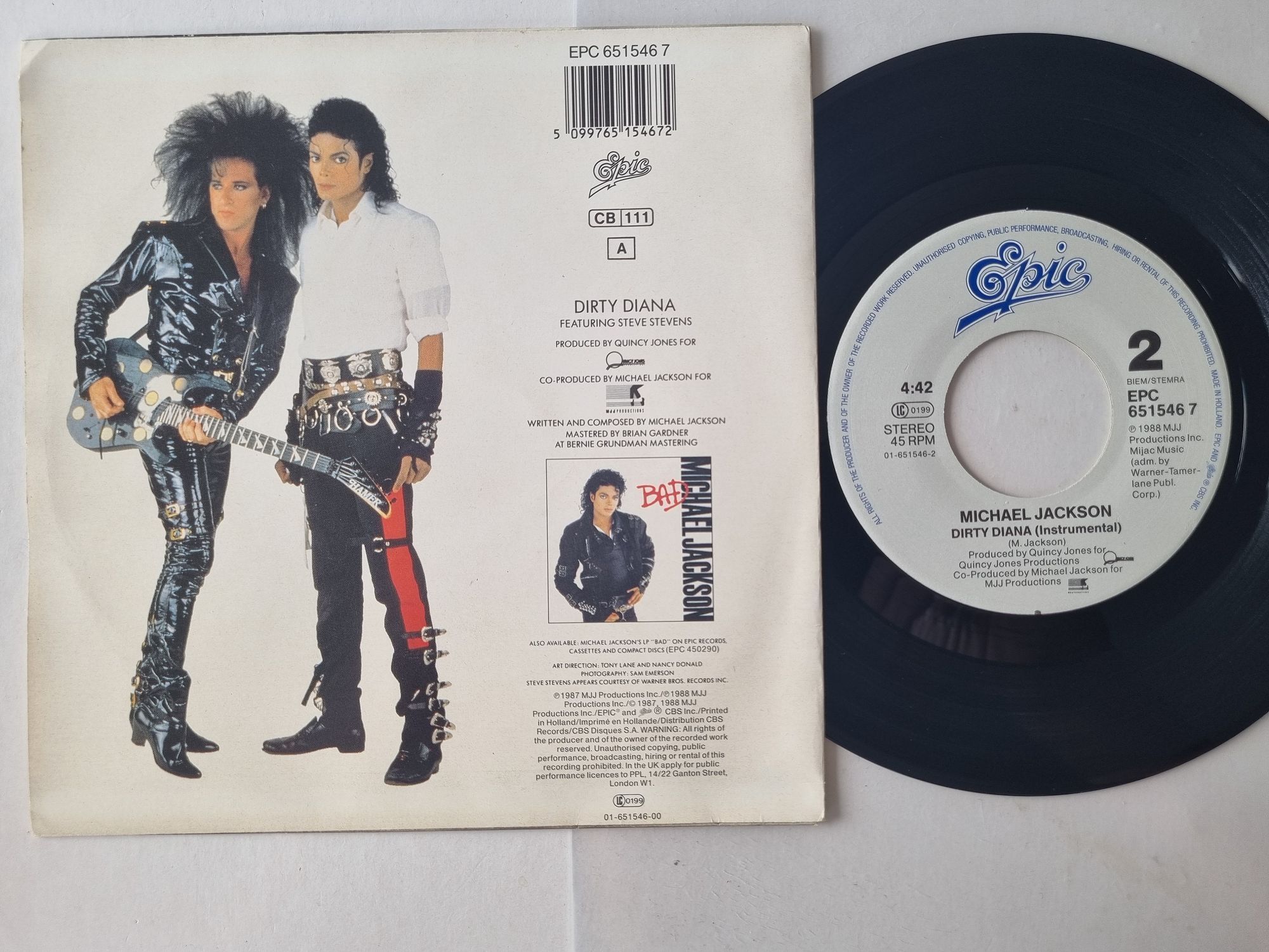 Michael Jackson - Dirty Diana 7'' Vinyl Holland 2 gebraucht kaufen bei ...