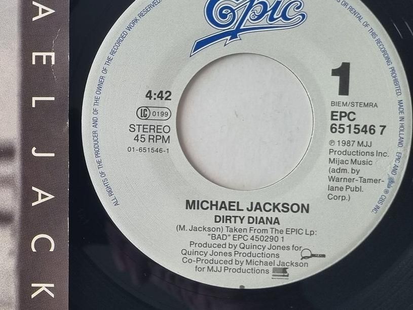 Michael Jackson - Dirty Diana 7'' Vinyl Holland 2 gebraucht kaufen bei ...