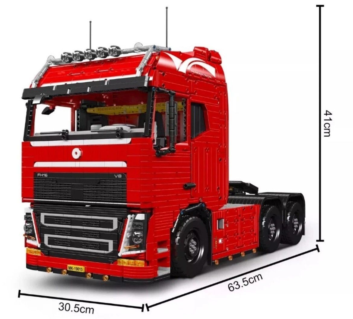 Mould King 19015 RC LKW 4868 Teile Pneumatik Technik Klemmbausteine ...