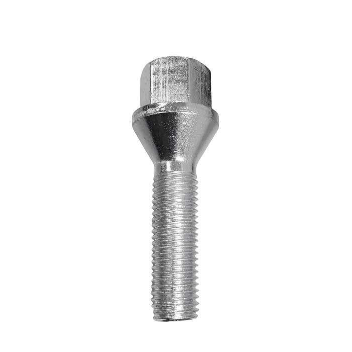 10x Radschrauben M14x1,25 45mm Kegelbund 60° Silber Für BMW 1 F20 Lci ...