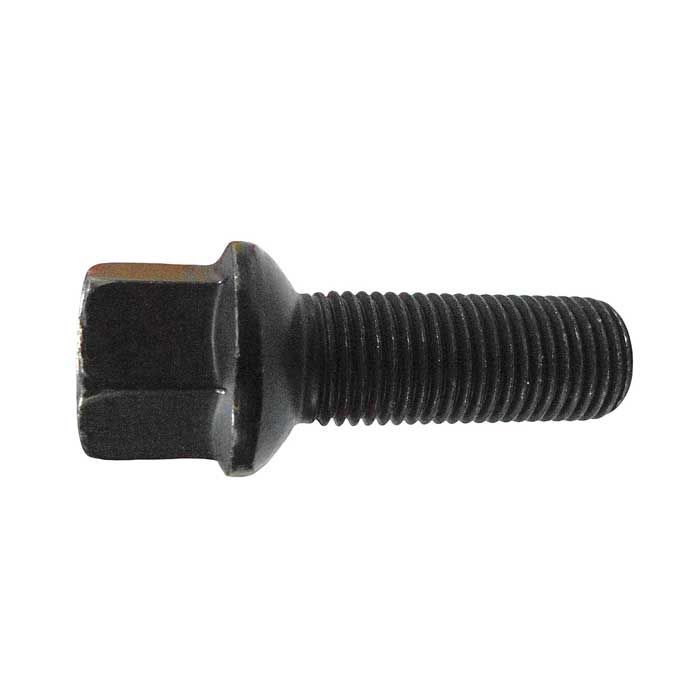 10x Radschrauben M14x1,5 27mm Kugelbund R13 Schwarz Für SEAT Alhambra ...