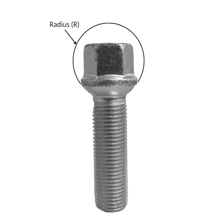 20x Radschrauben M14x1,5 55mm Kegelbund 60° Silber Für FIAT Scudo I ...