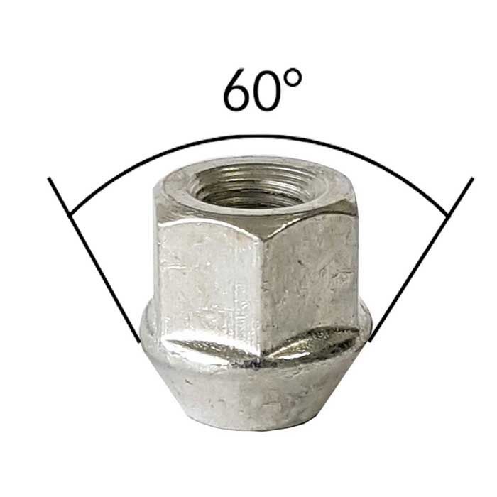 20x Offene Radmuttern M12x1.5 24mm Kegelbund 60° Chrom Für Lexus ES II ...