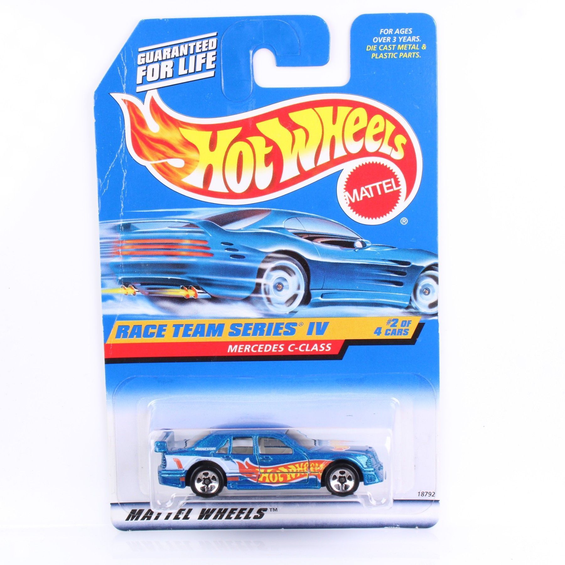Hot Wheels 1998 - Blue Card Collector - Mercedes C-Class - Race Team ...