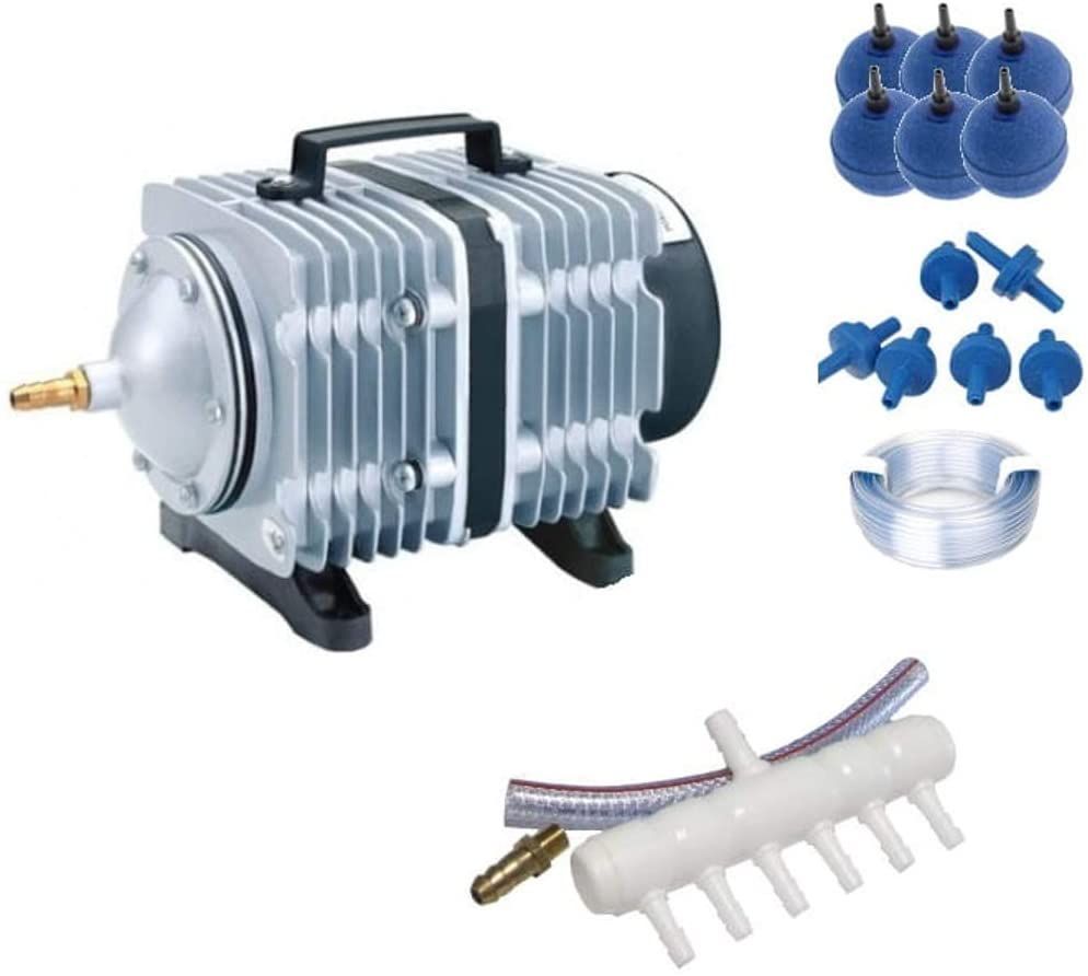 Hailea ACO-328 Set Luftkompressor Koi Teich Aquarium Belüfter ...