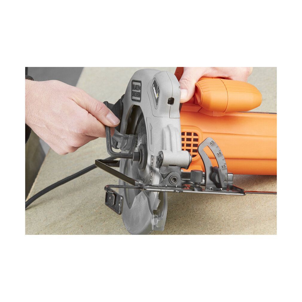 Handkreissäge CS1250L (orange/schwarz, 1.250 Watt) kaufen bei Hood.de