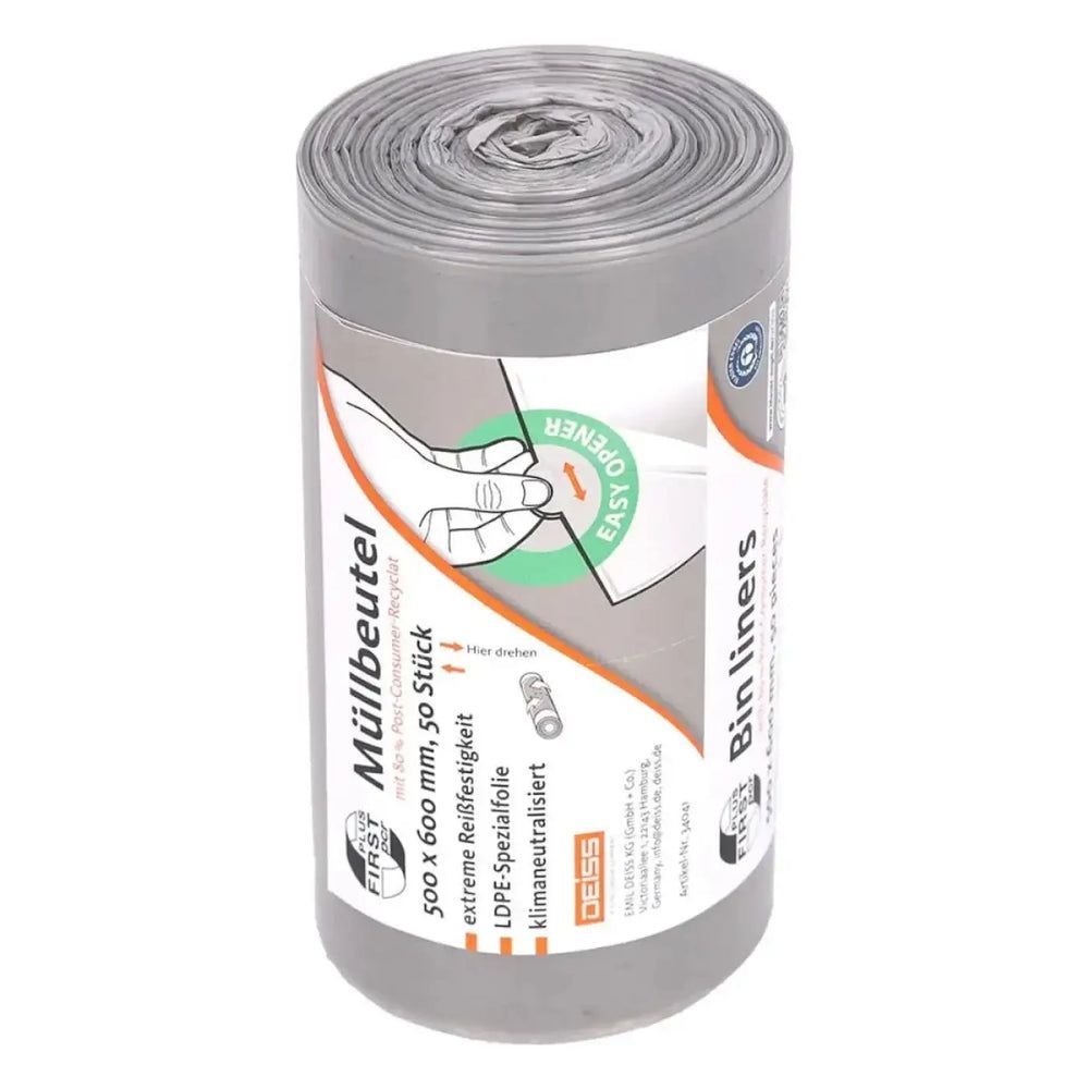 DEISS FIRST PLUS PCR Müllbeutel 30 Liter LDPE grau 34041 kaufen bei Hood.de