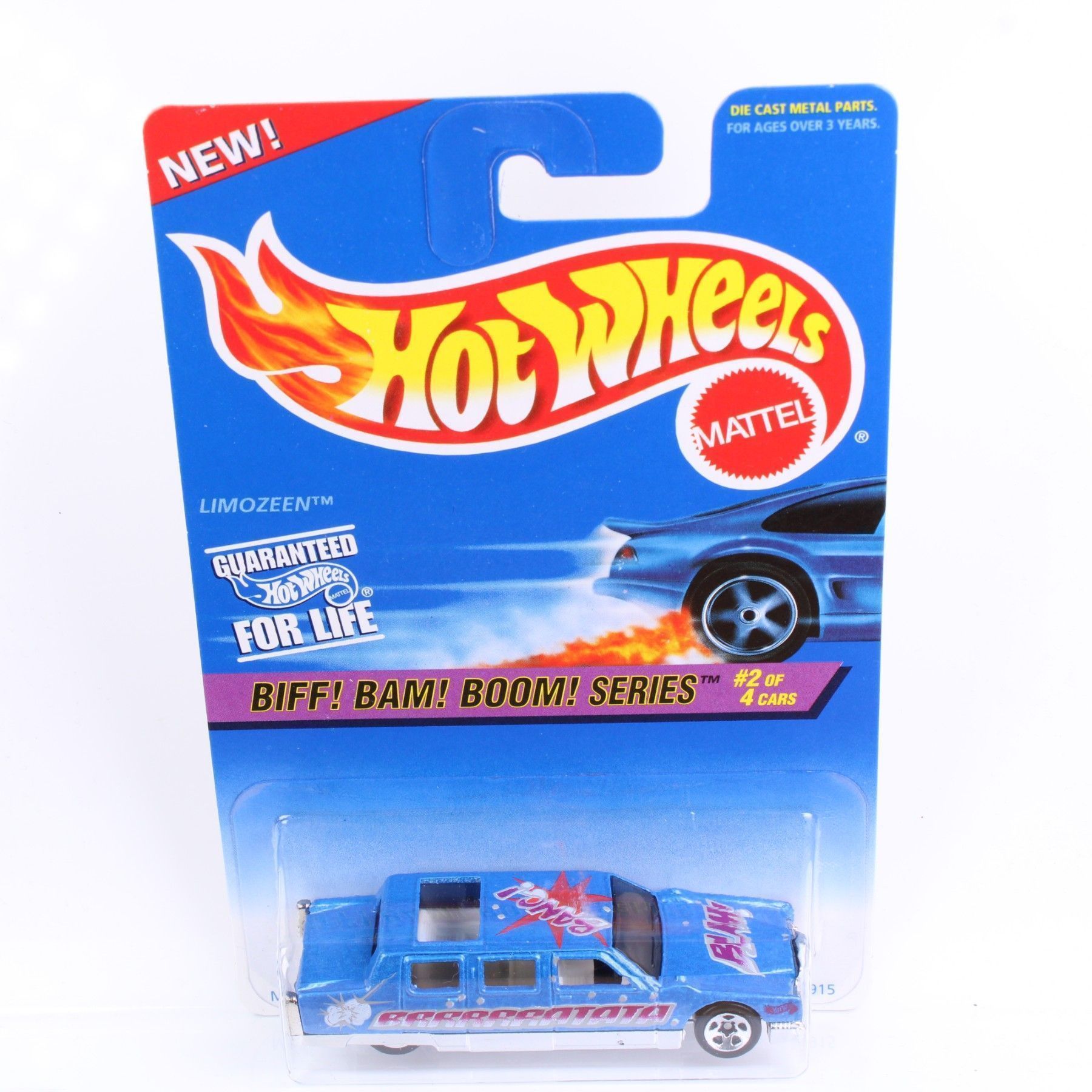 Hot Wheels 1997 - Blue Card Collector - Limozeen - Biff Bam Boom Serie ...