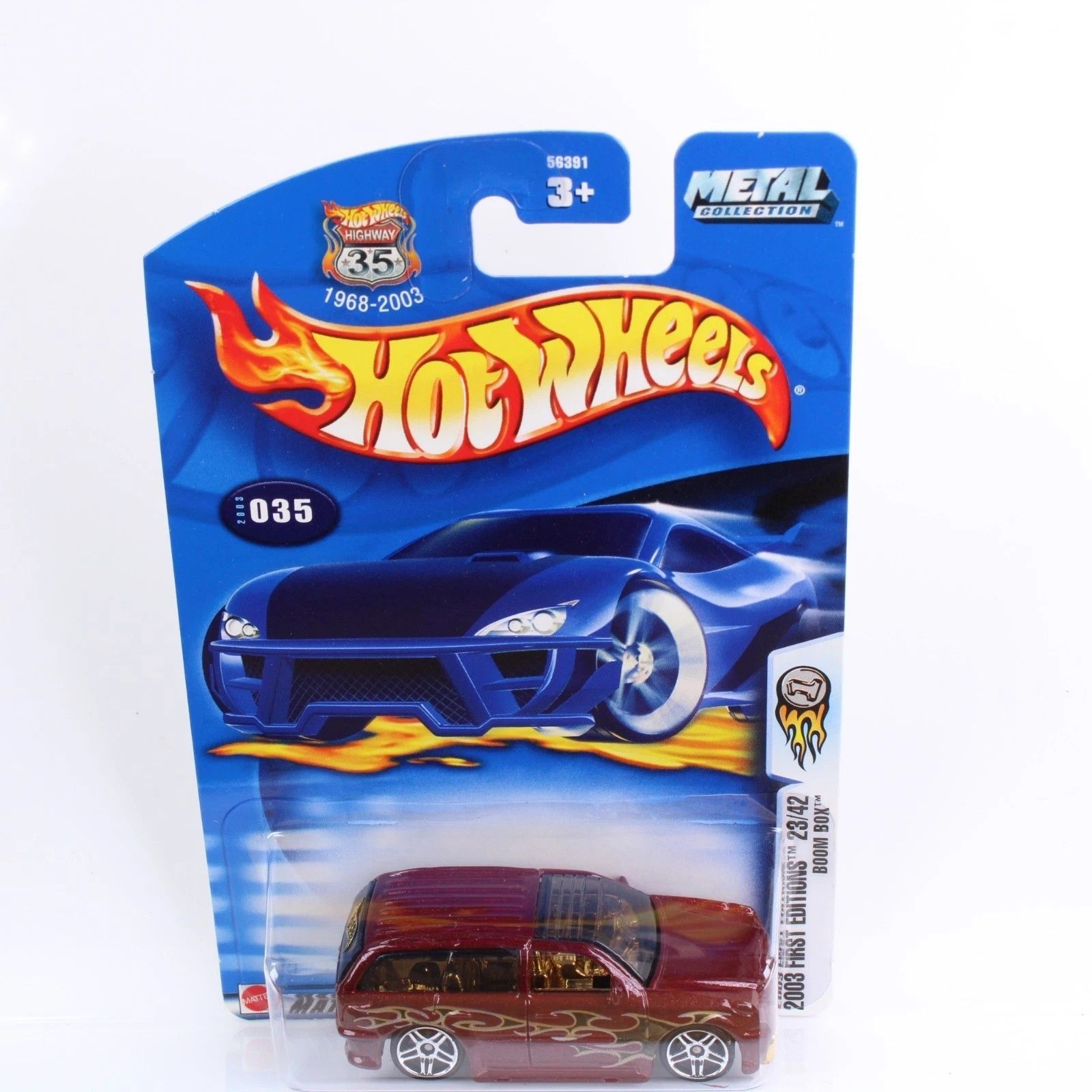 Hot Wheels 2003 - BLUE CARD Collector - BOOM BOX - First Editions ...
