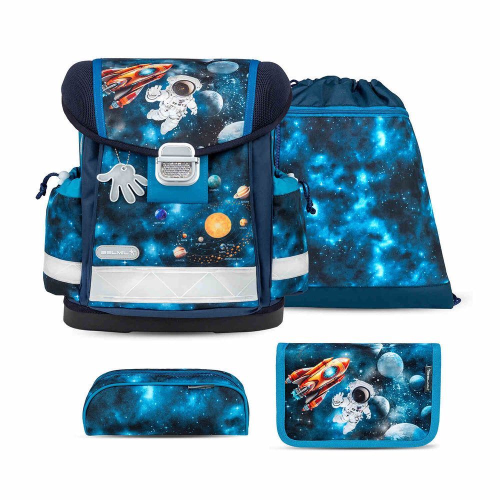 Belmil Classy ergonomisches Schulranzen-Set 4-teilig "Infinite Space ...