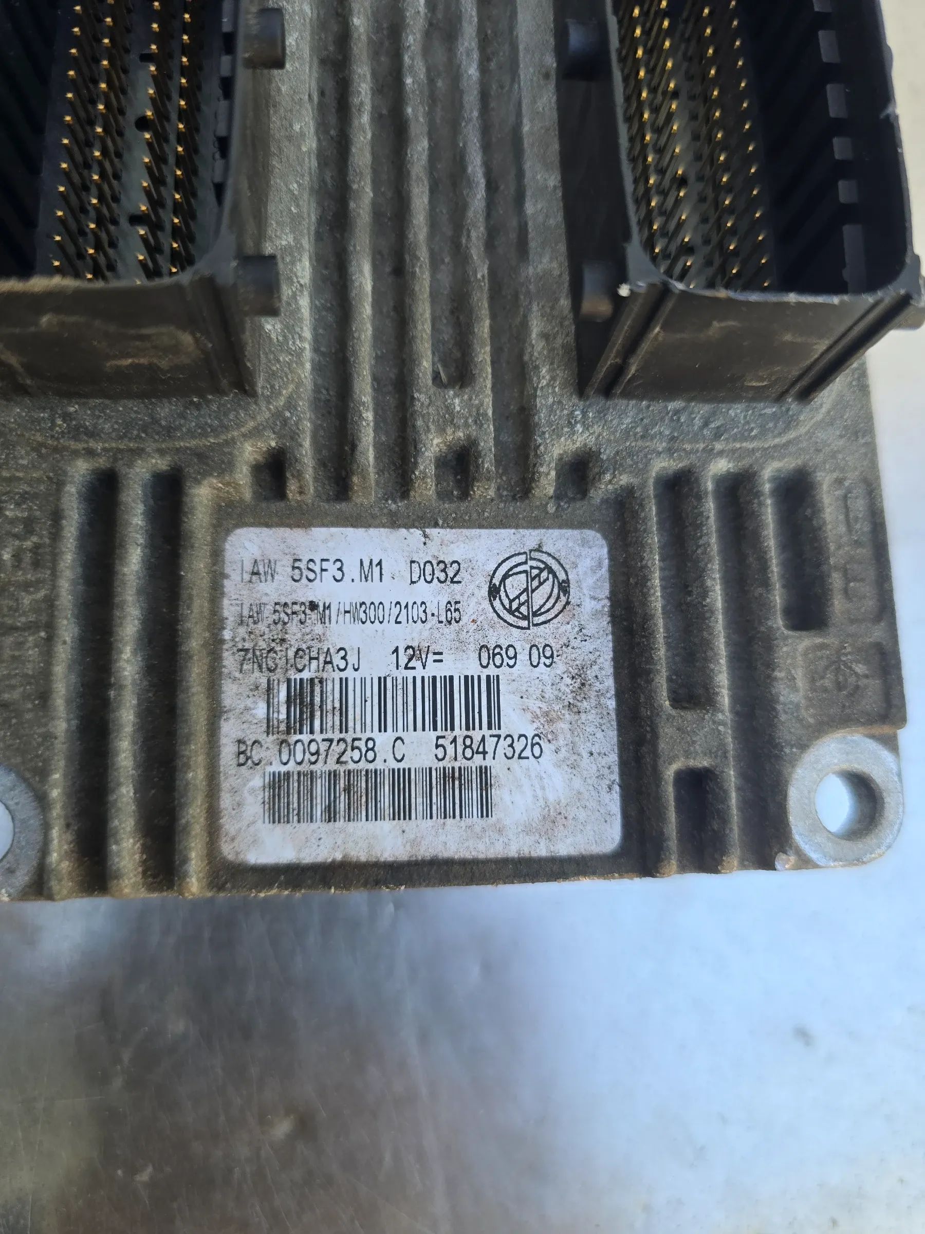 Motorsteuergerät Satz 51847326 Fiat Punto 1.2 8V 50 KW 69 PS kaufen bei ...