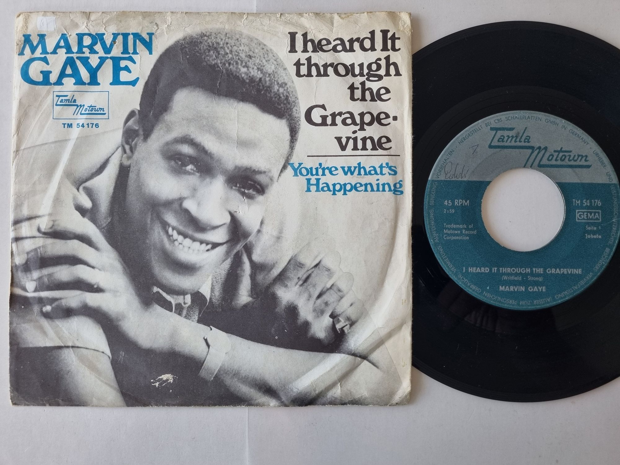 Marvin Gaye - I Heard It Through The Grapevine 7'' Vinyl Germany/ BAD ...