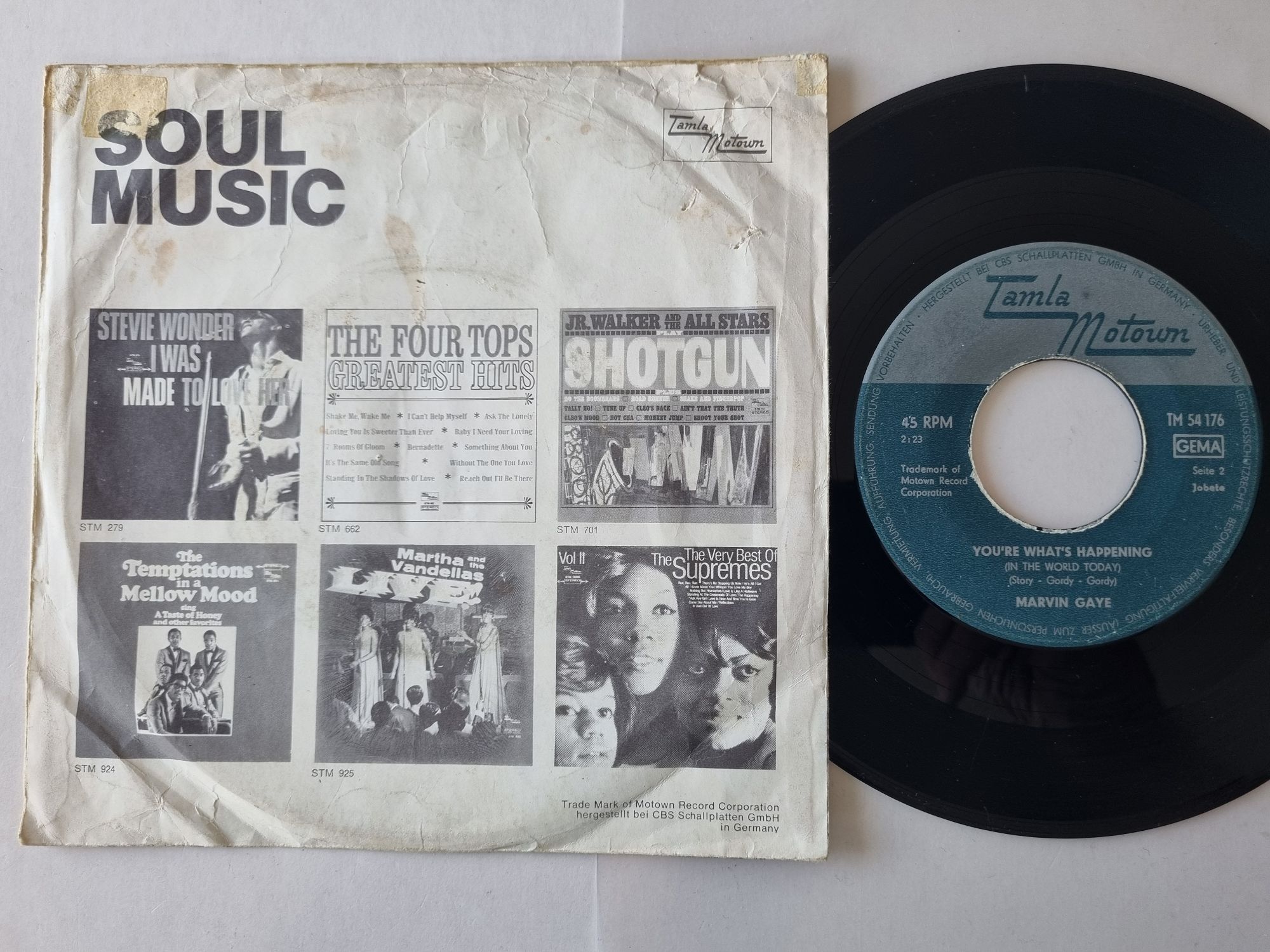 Marvin Gaye - I Heard It Through The Grapevine 7'' Vinyl Germany/ BAD ...