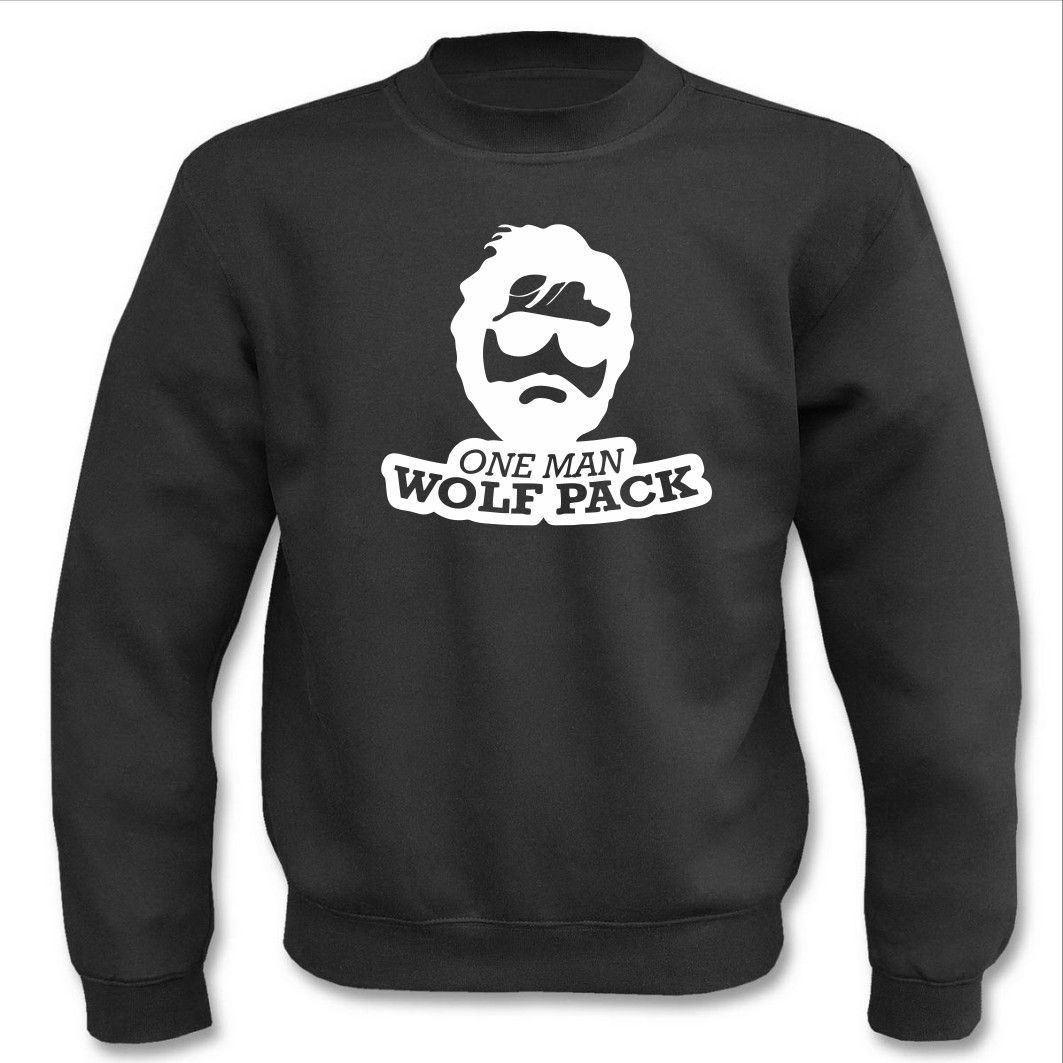 One Man Wolf Pack I Fun I Sprüche I Lustig I Sweatshirt kaufen bei Hood ...
