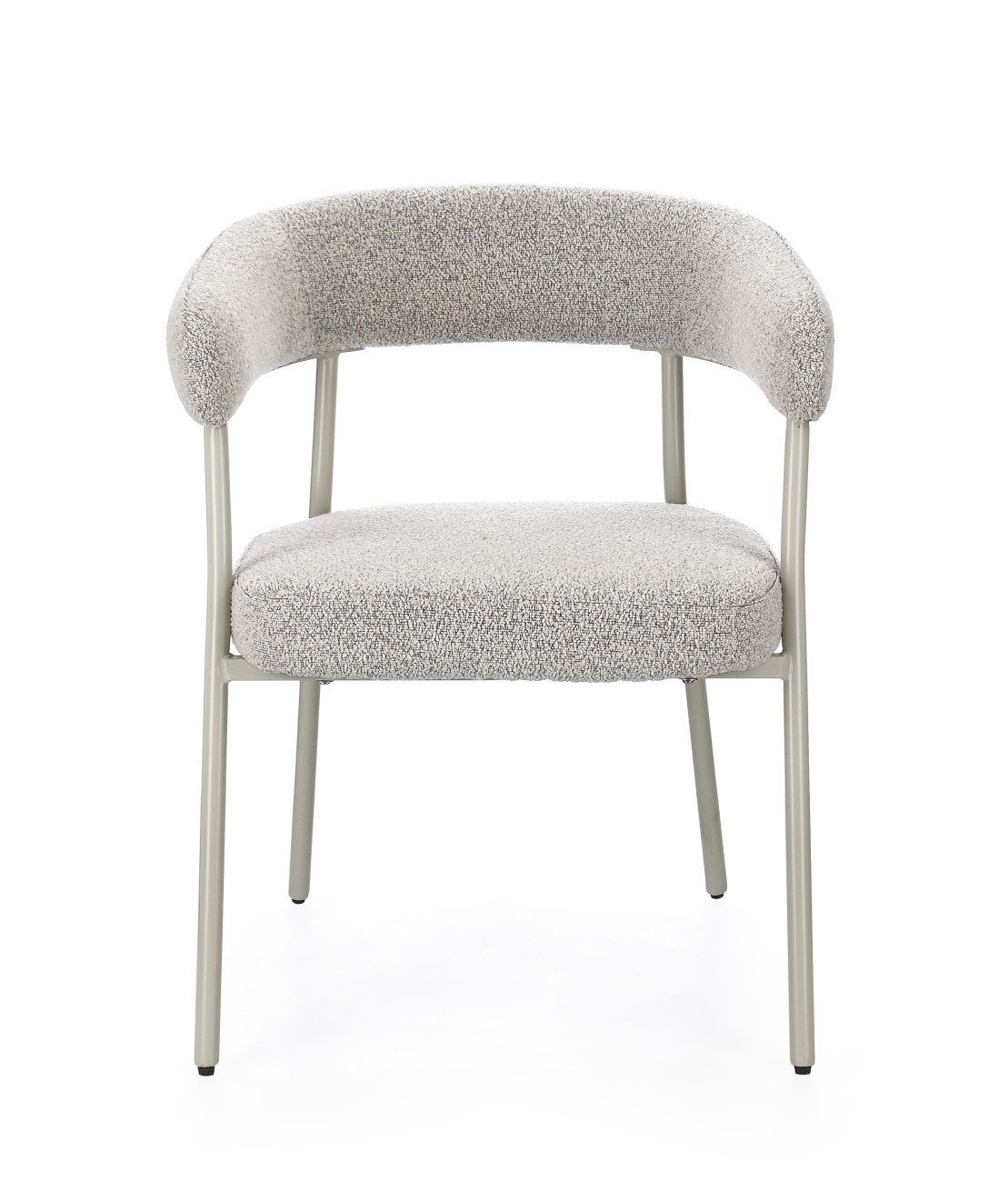 Esszimmerstuhl Elegia aus Boucle-Stoff, modernes Design, sandfarben ...