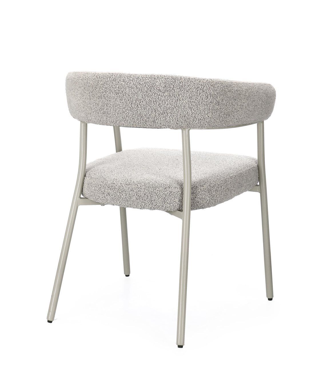 Esszimmerstuhl Elegia aus Boucle-Stoff, modernes Design, sandfarben ...