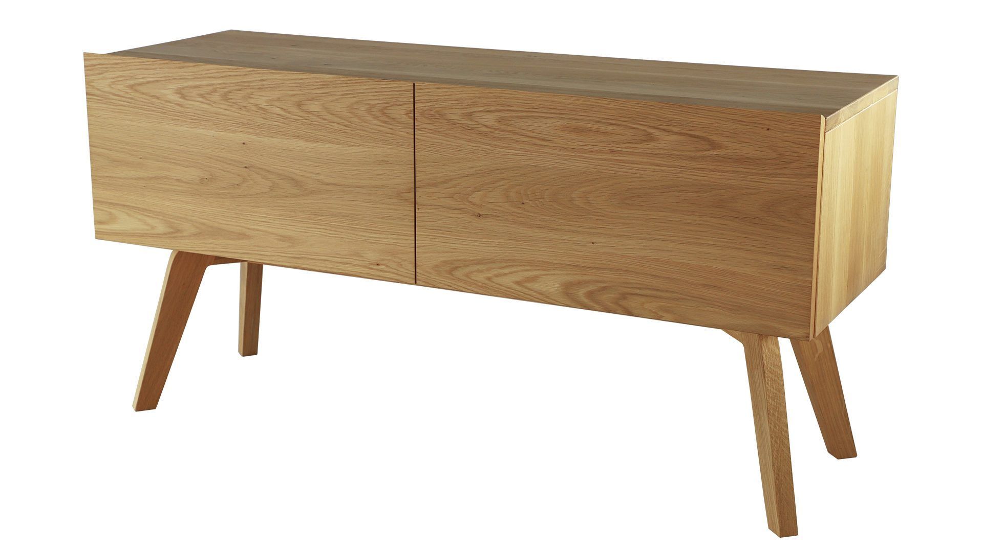 Sideboard Dweller aus Eichenholz, modern skandinavisch, natur, 120 cm ...