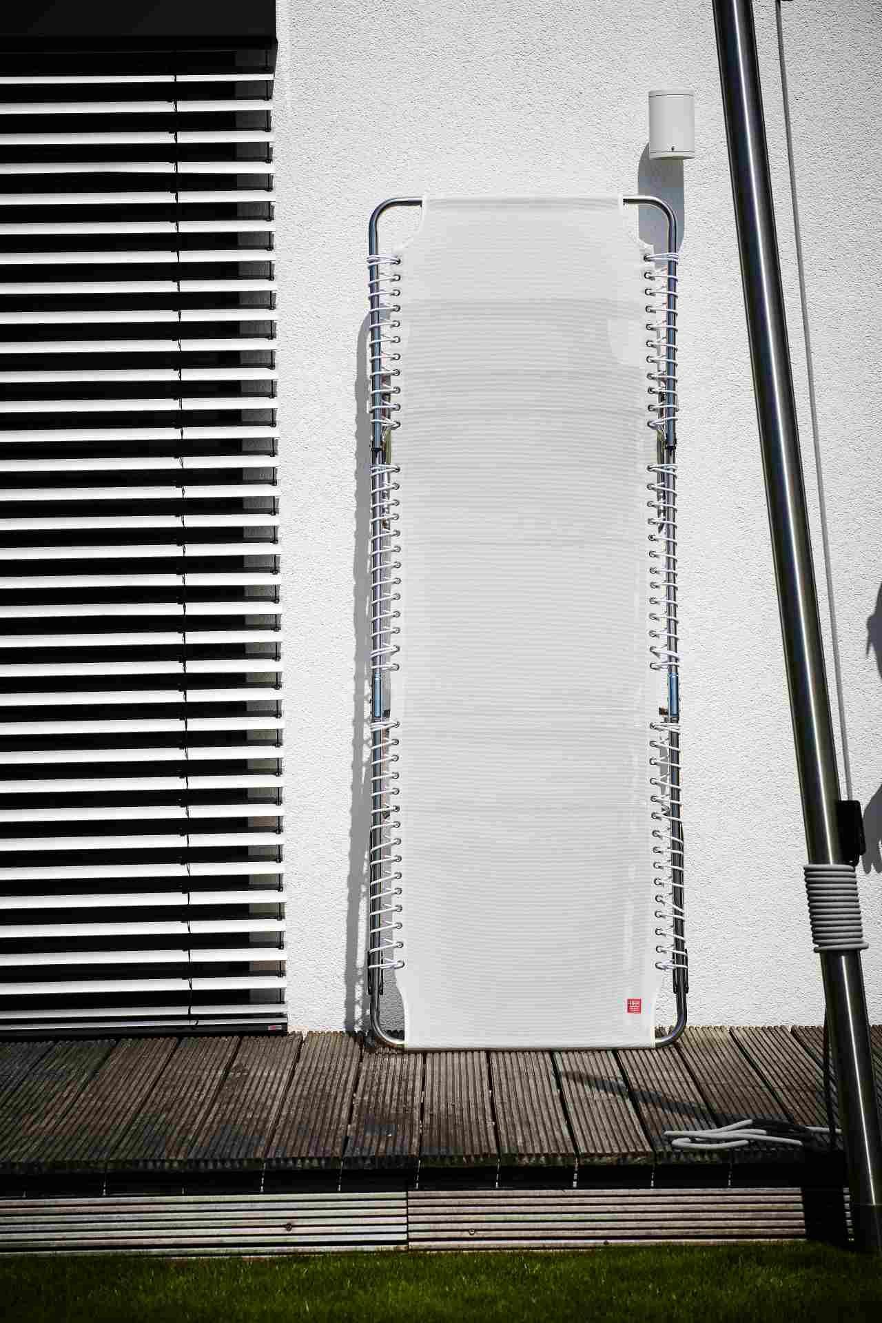 Gartenliege Amigo XXL aus Aluminium, modern, 3-fach verstellbar, Weiß ...
