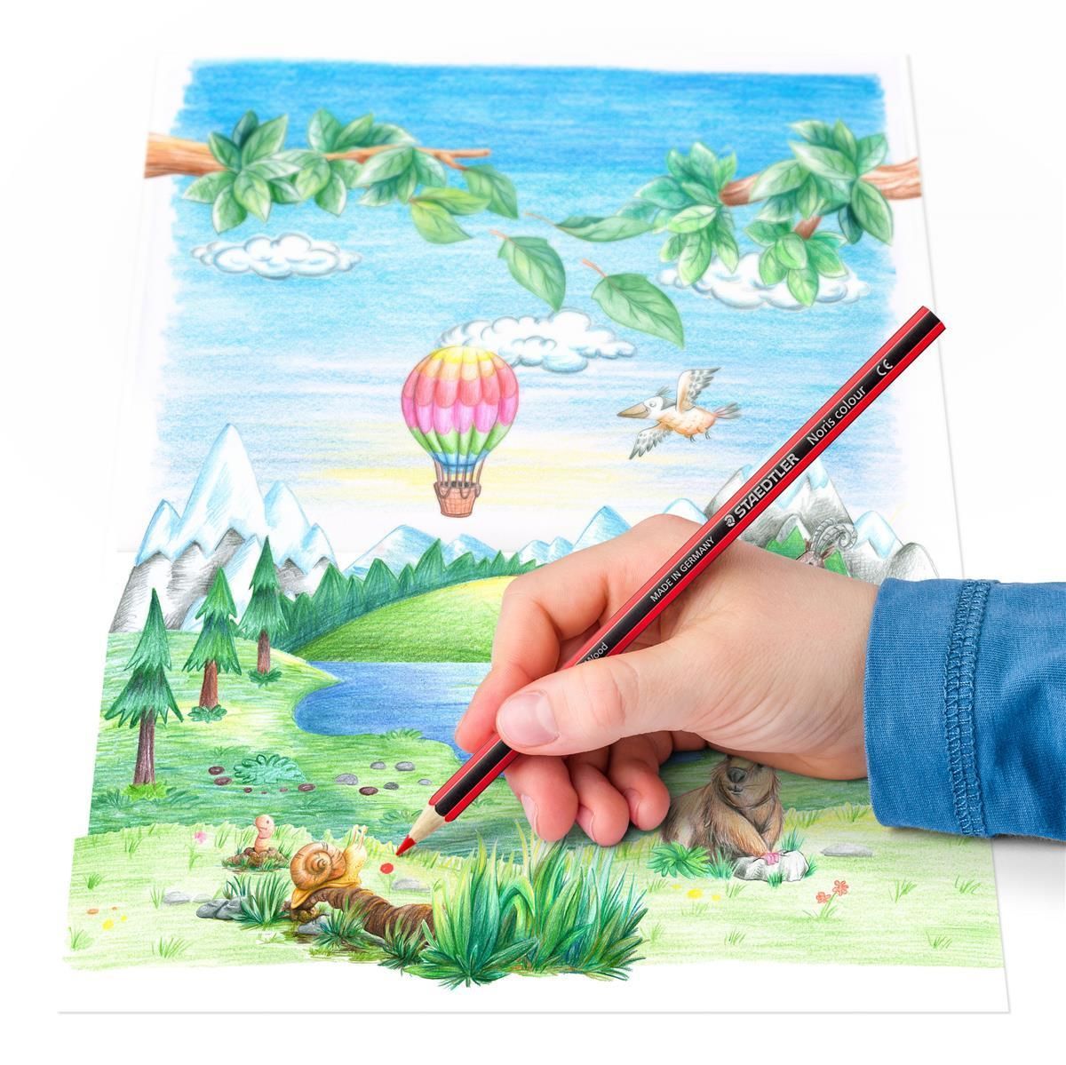 STAEDTLER® 185-9 Farbstift Noris schwarz 100% PEFC kaufen bei Hood.de