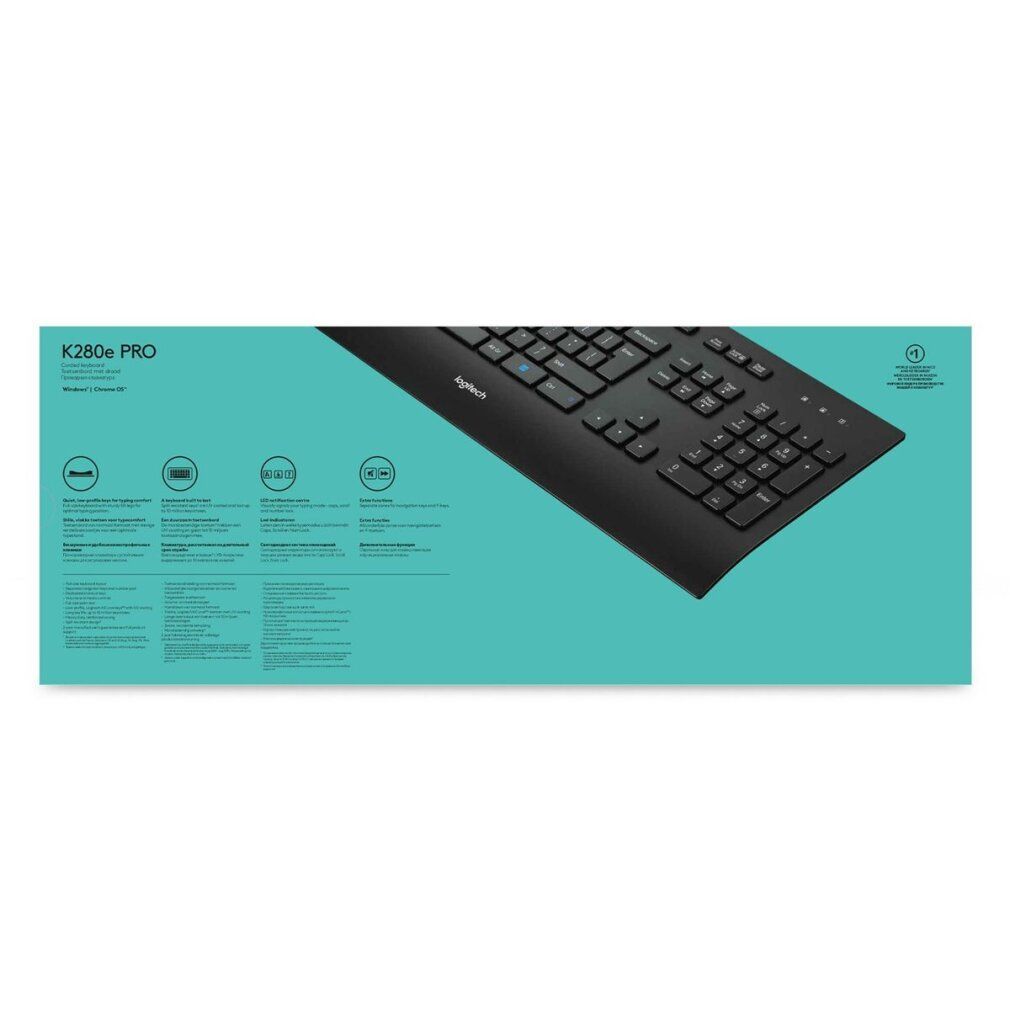 NL Logitech K280e Wired Keyboard US Layout kaufen bei Hood.de - WEEE ...