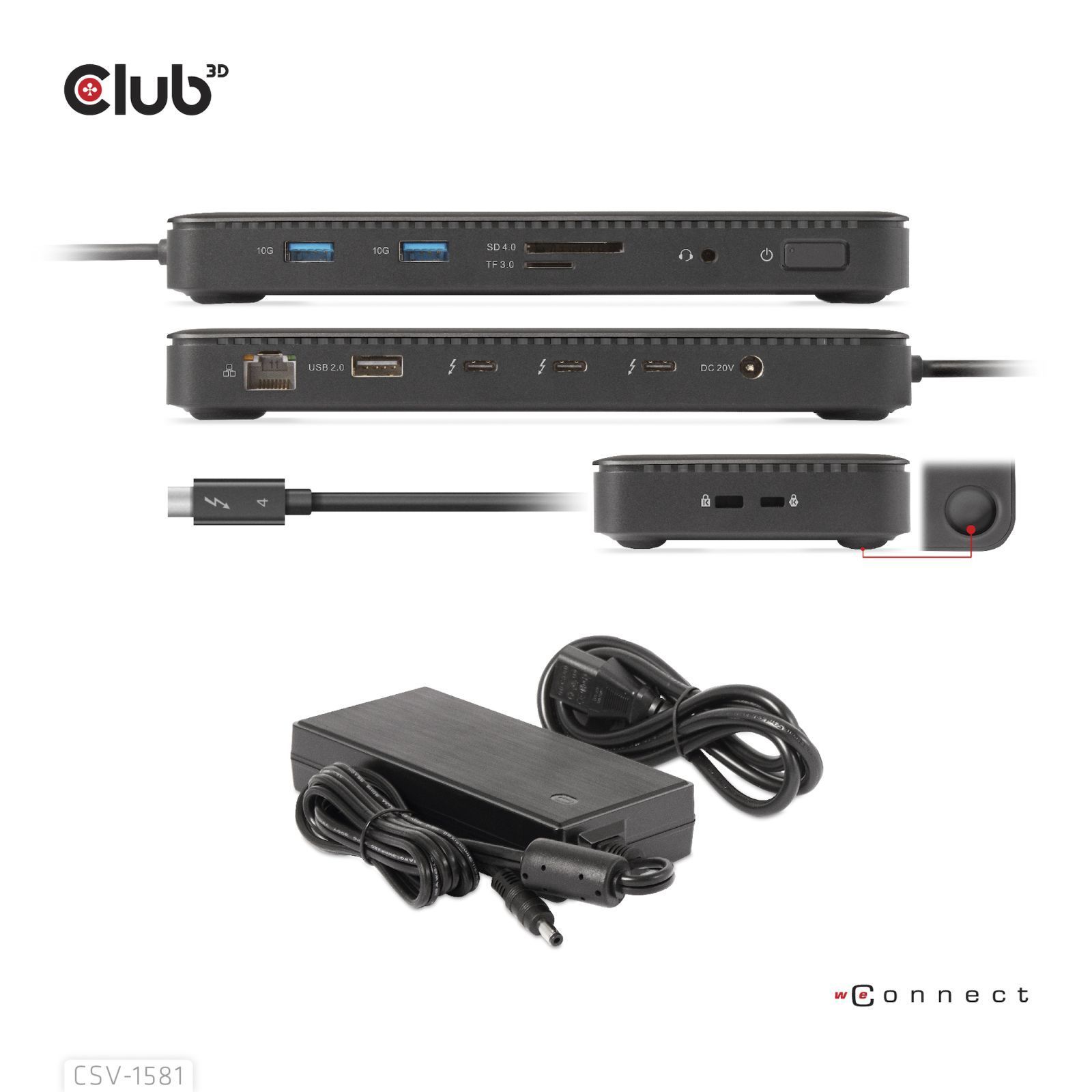 Club 3D Dockingstation - USB-C / Thunderbolt 3 / Thunderbolt 4 kaufen ...