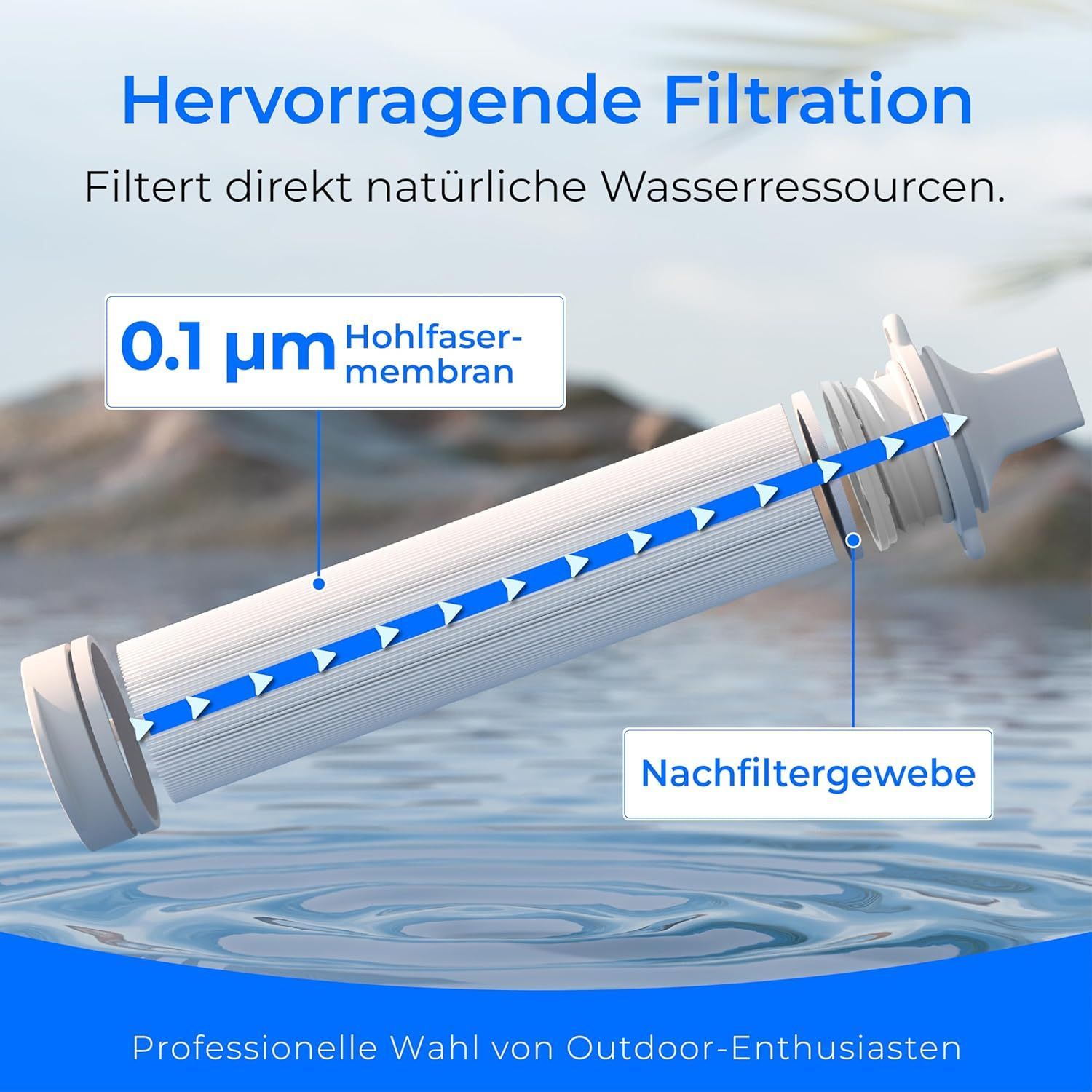 Waterdrop Wasserfilter Outdoor Camping Filtersystem mit Gravity kaufen ...