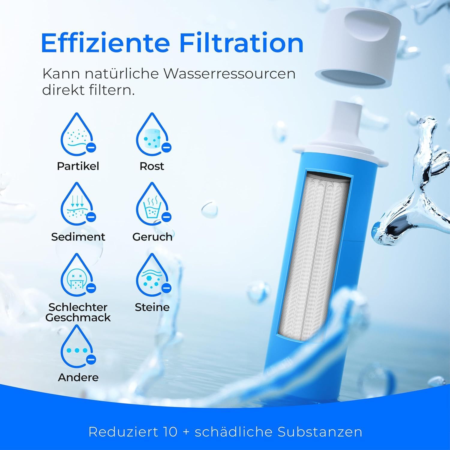 Waterdrop Wasserfilter Outdoor Camping Filtersystem mit Gravity kaufen ...