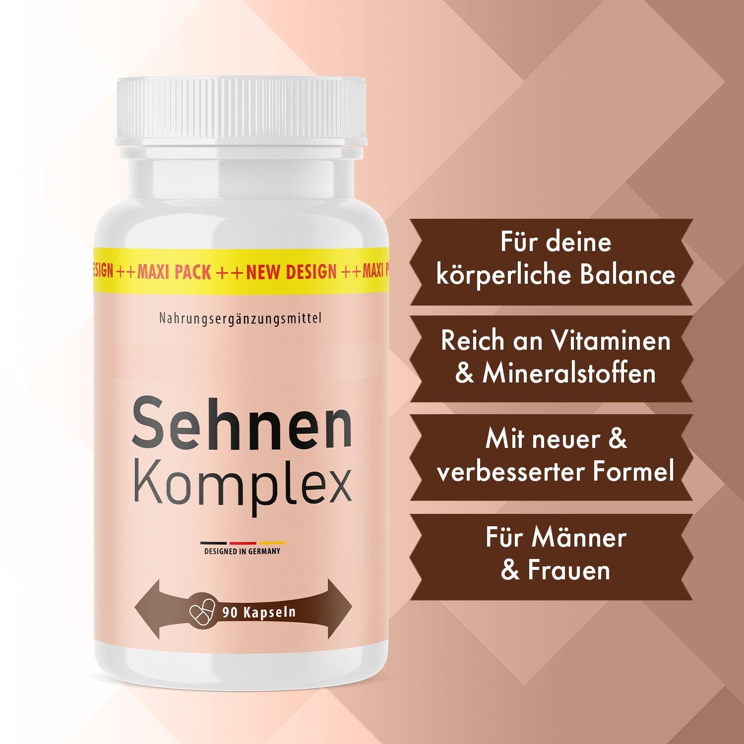 Sehnen Komplex Kapseln | Für deine körperliche Balance | Für Männer ...