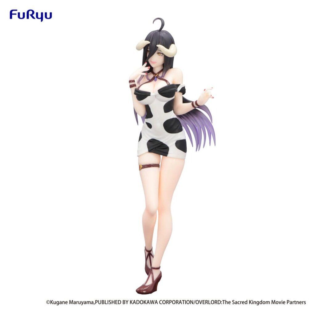 Overlord Trio-Try-iT PVC Statue Albedo Mini Dress Cow Pattern Ver. 21 ...