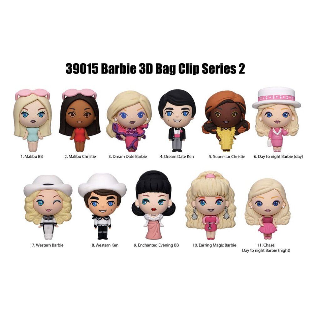 Barbie 3D PVC-Taschenanhänger Serie 2 Display (24) kaufen bei Hood.de