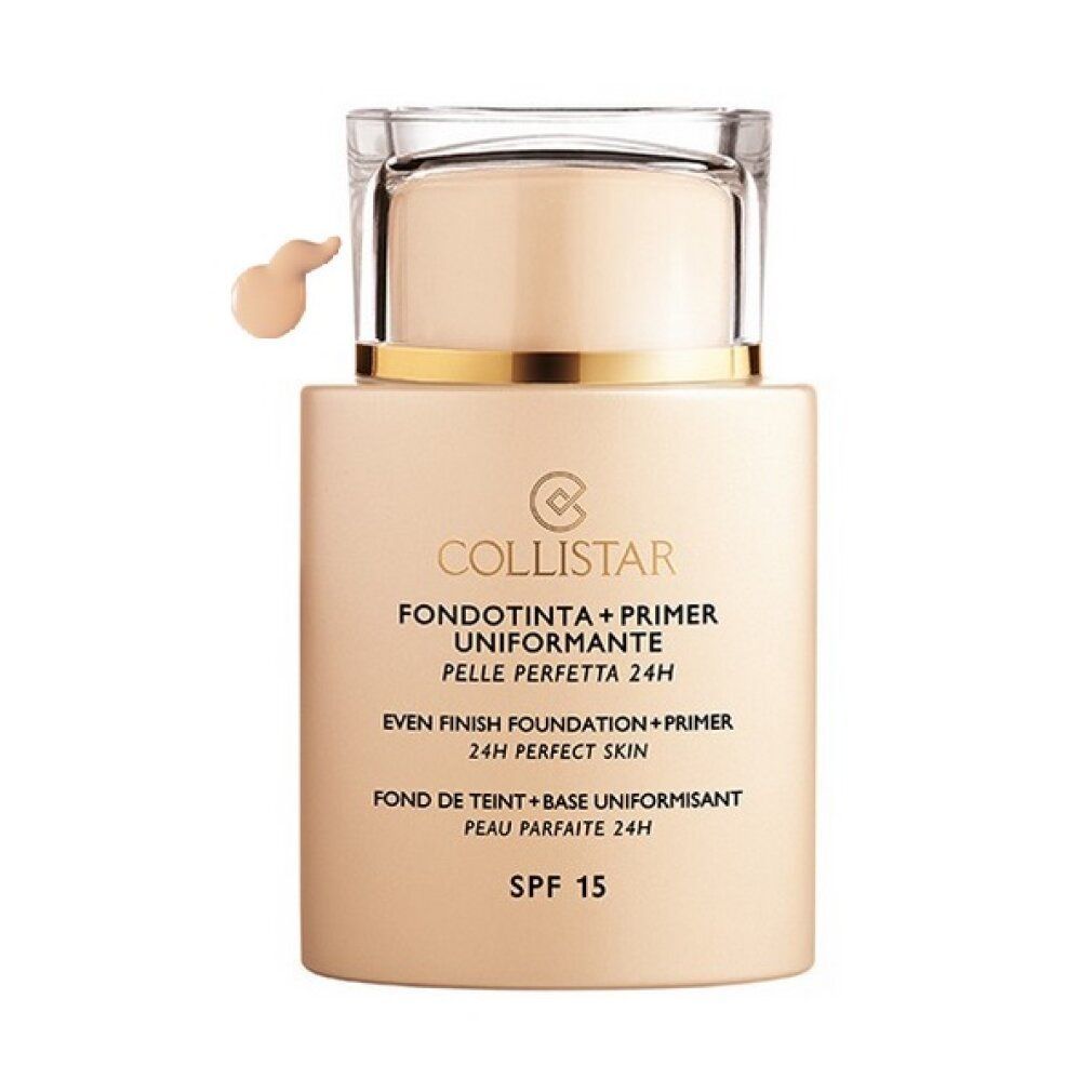Collistar Even Finish Foundation Plus Primer 24h Perfect #01 Ivory 35ml ...