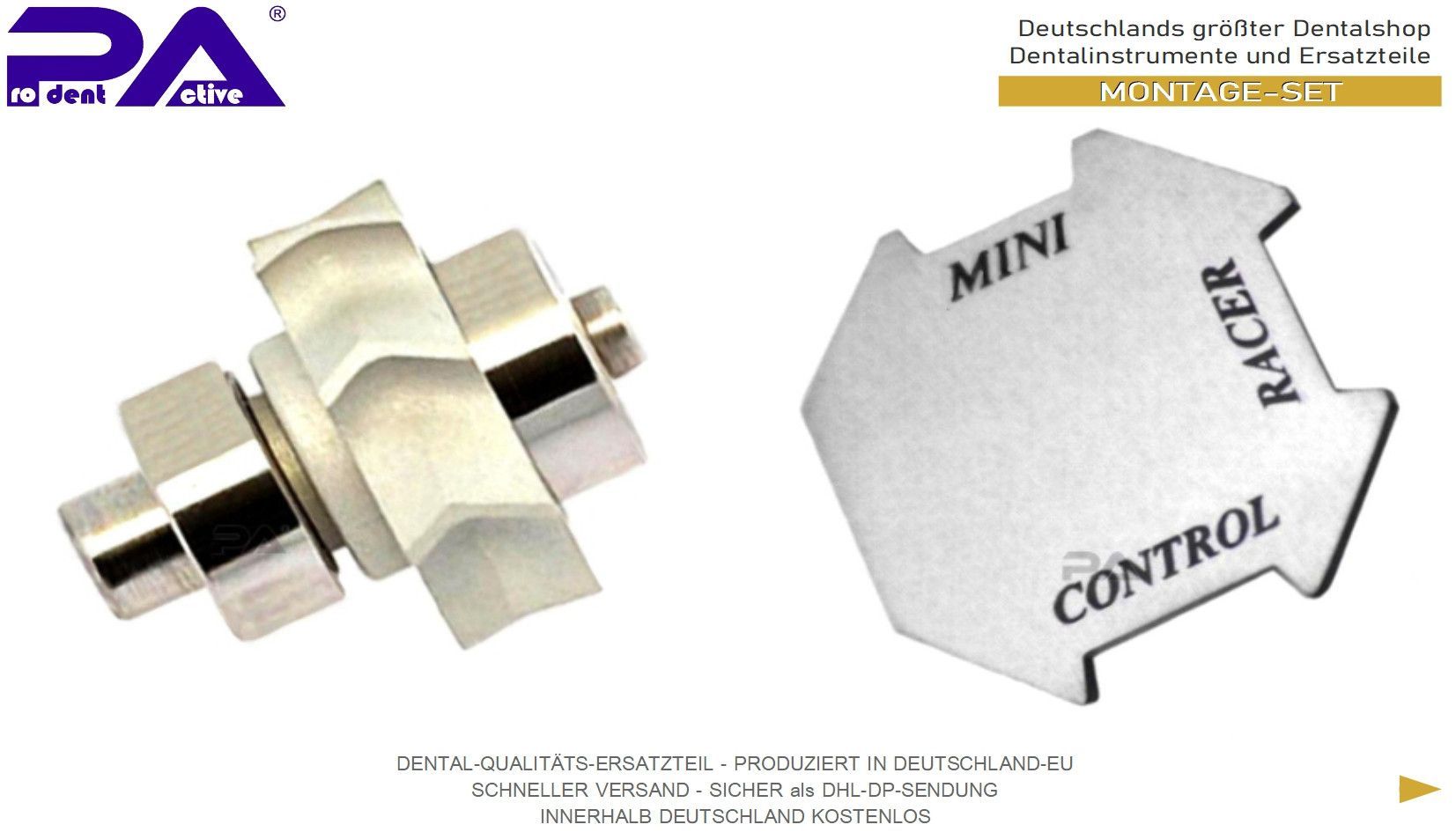 Rotor-Set passend für Sirona T2 Control SN: 502.000 - 600.000 + CS ...