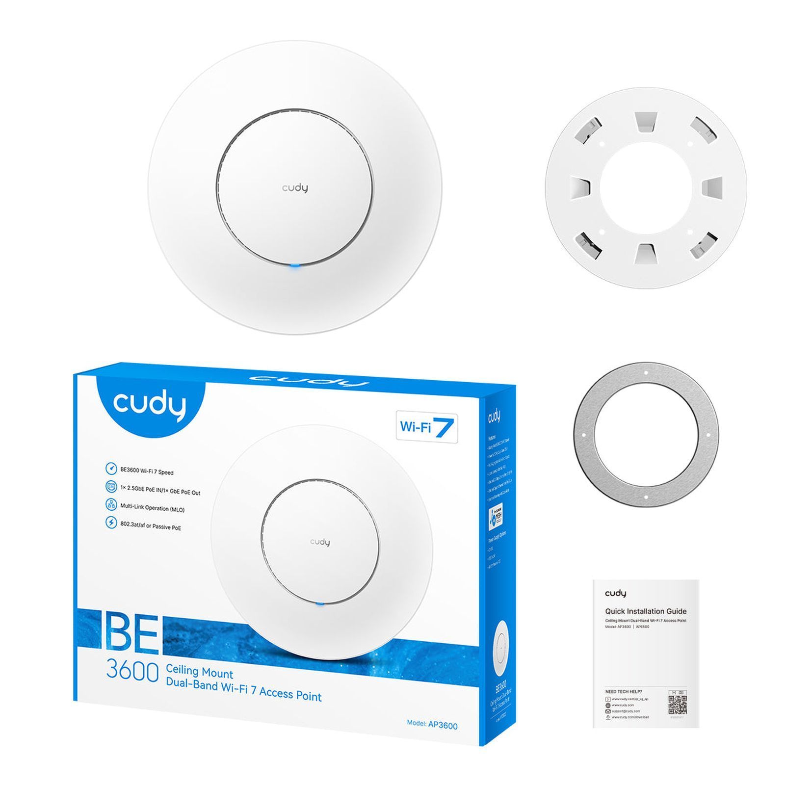 cudy WLAP BE3600 Wi-Fi 7 2.5G Access Point kaufen bei Hood.de - WEEE ...