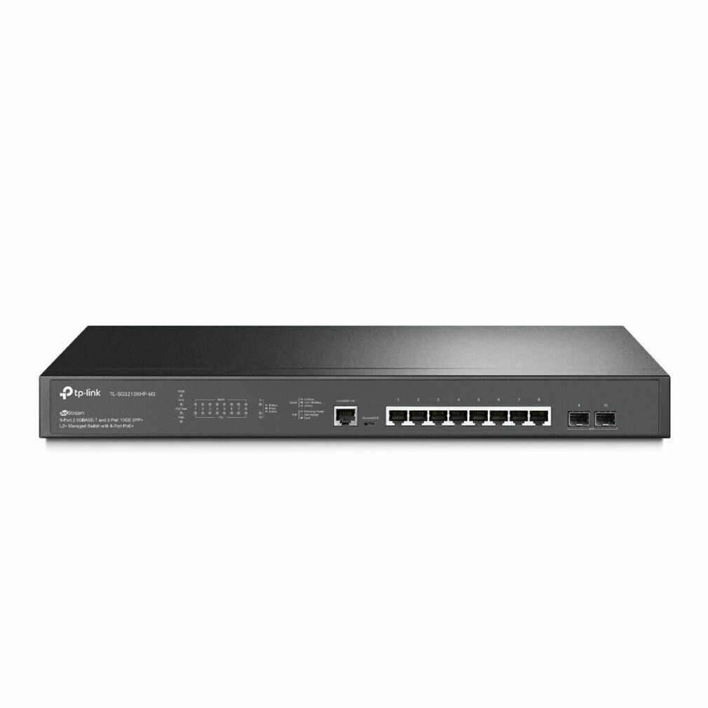 TP-Link Jetstream Switch 8x 10/100/1000, PoE+ (240W) (TL-SG3210XHP-M2 ...