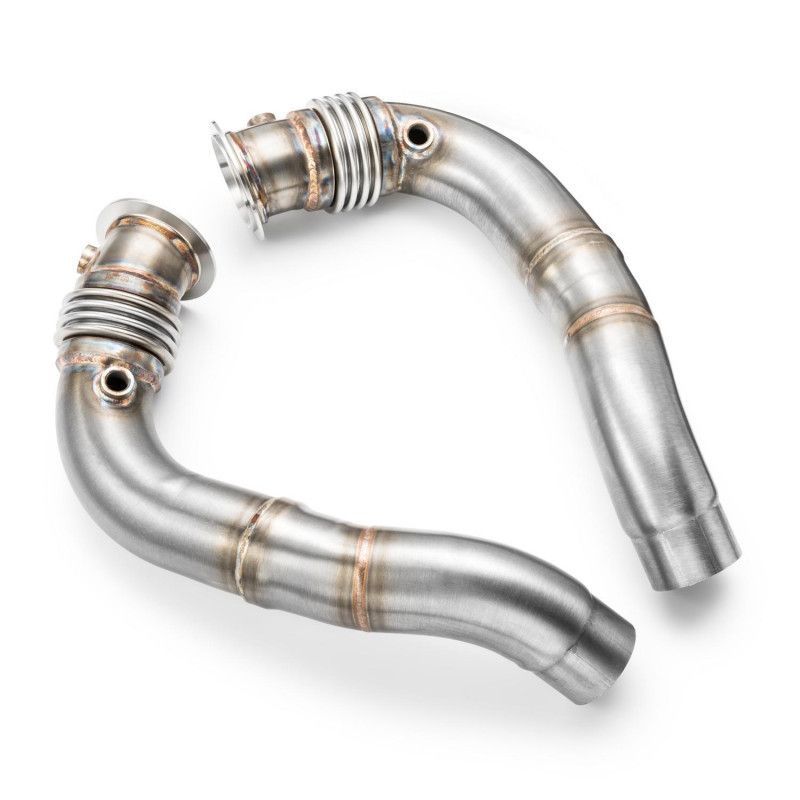 Downpipe passend für BMW F07 F10 F11 G30 550i/ix M5 N63N S63N N63R 10 ...