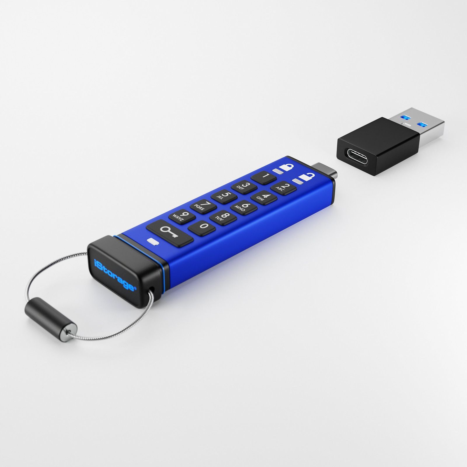datAshur Pro+C 512GB USB-C / Alu / Military Grade, XTS-AES 256-bit HW ...
