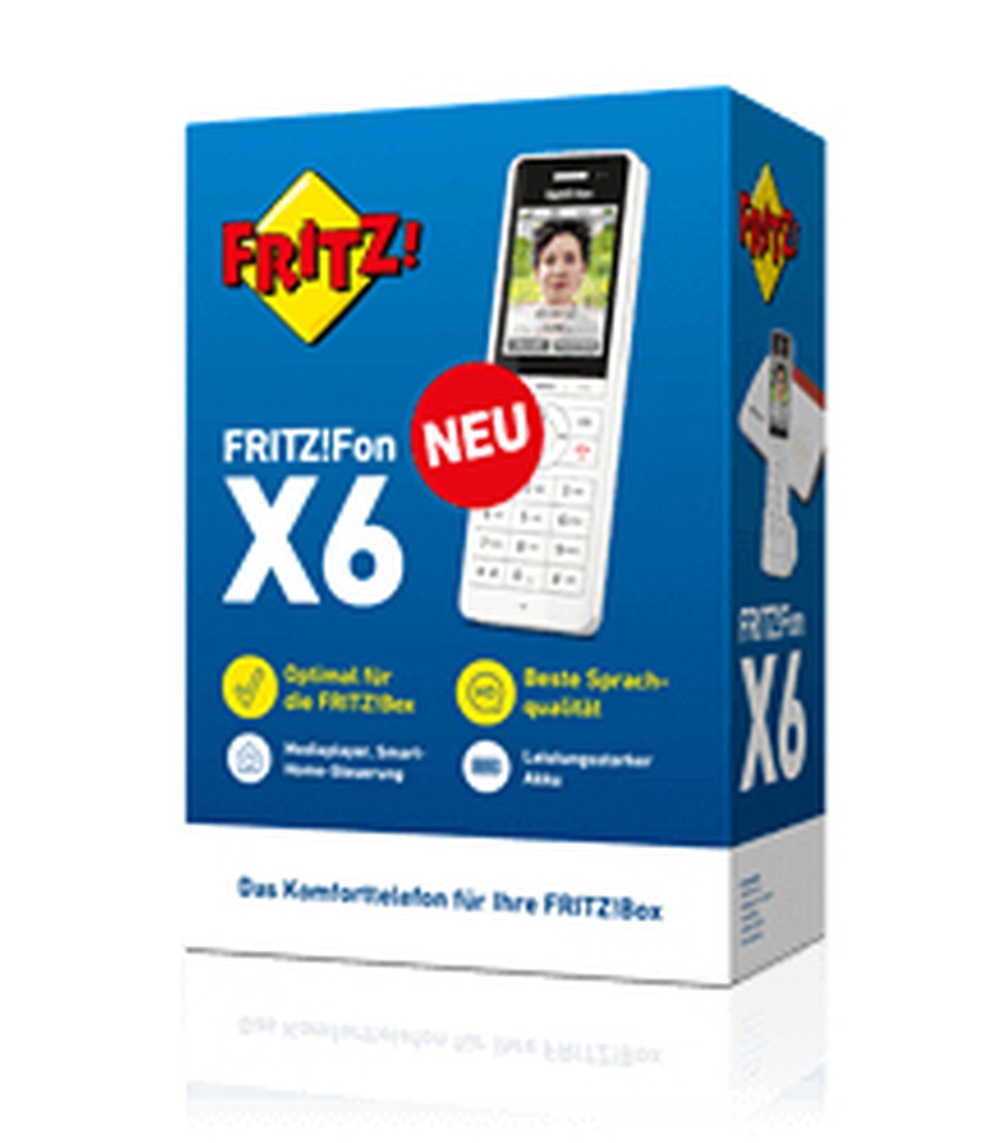 FRITZ! FRITZ!Fon X6 weiß kaufen bei Hood.de - WEEE-Reg.-Nr. DE 89633988