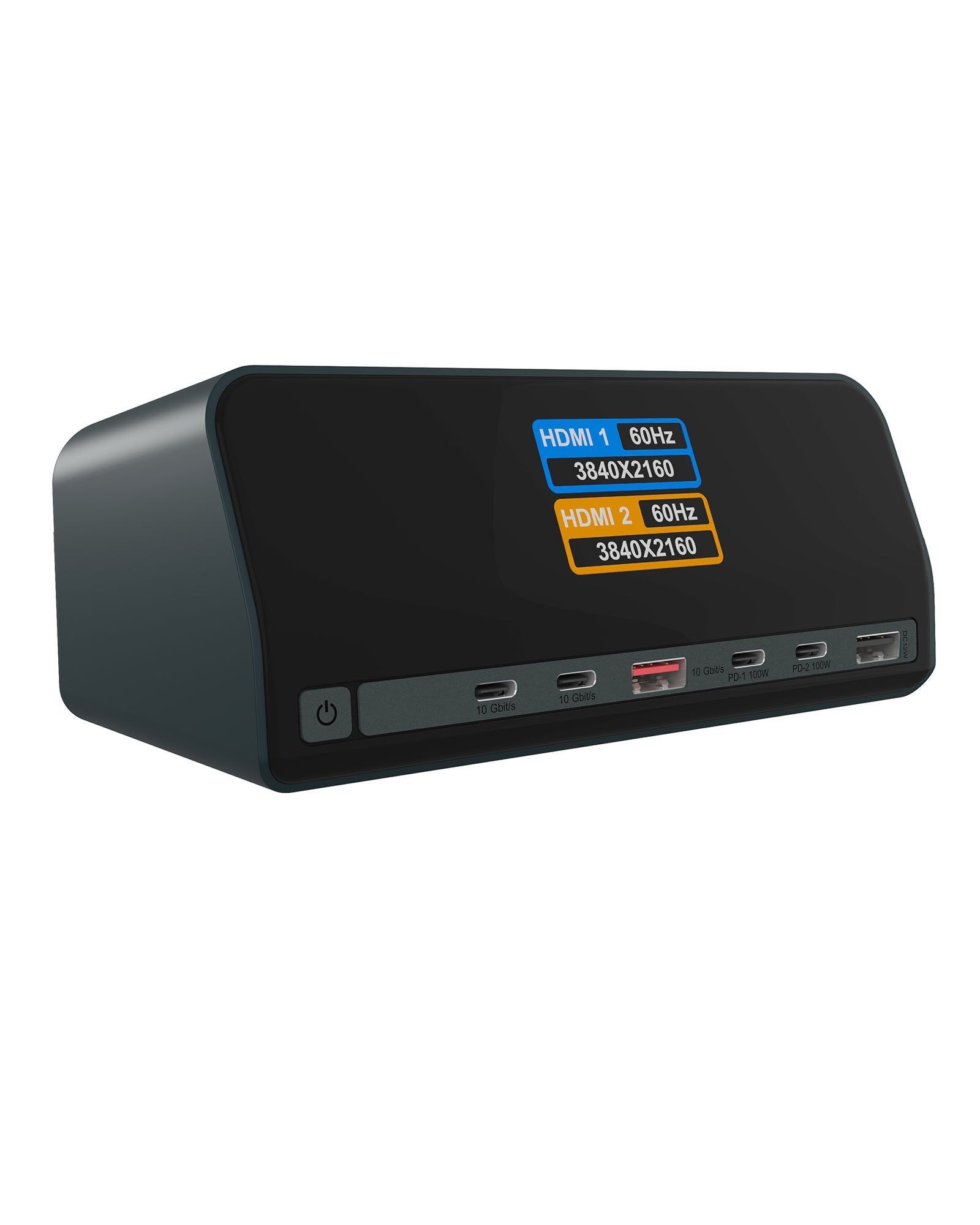 ICY BOX Heart Dock 2300, 11-in-1 DockingStation mit zwei Videoausgängen ...
